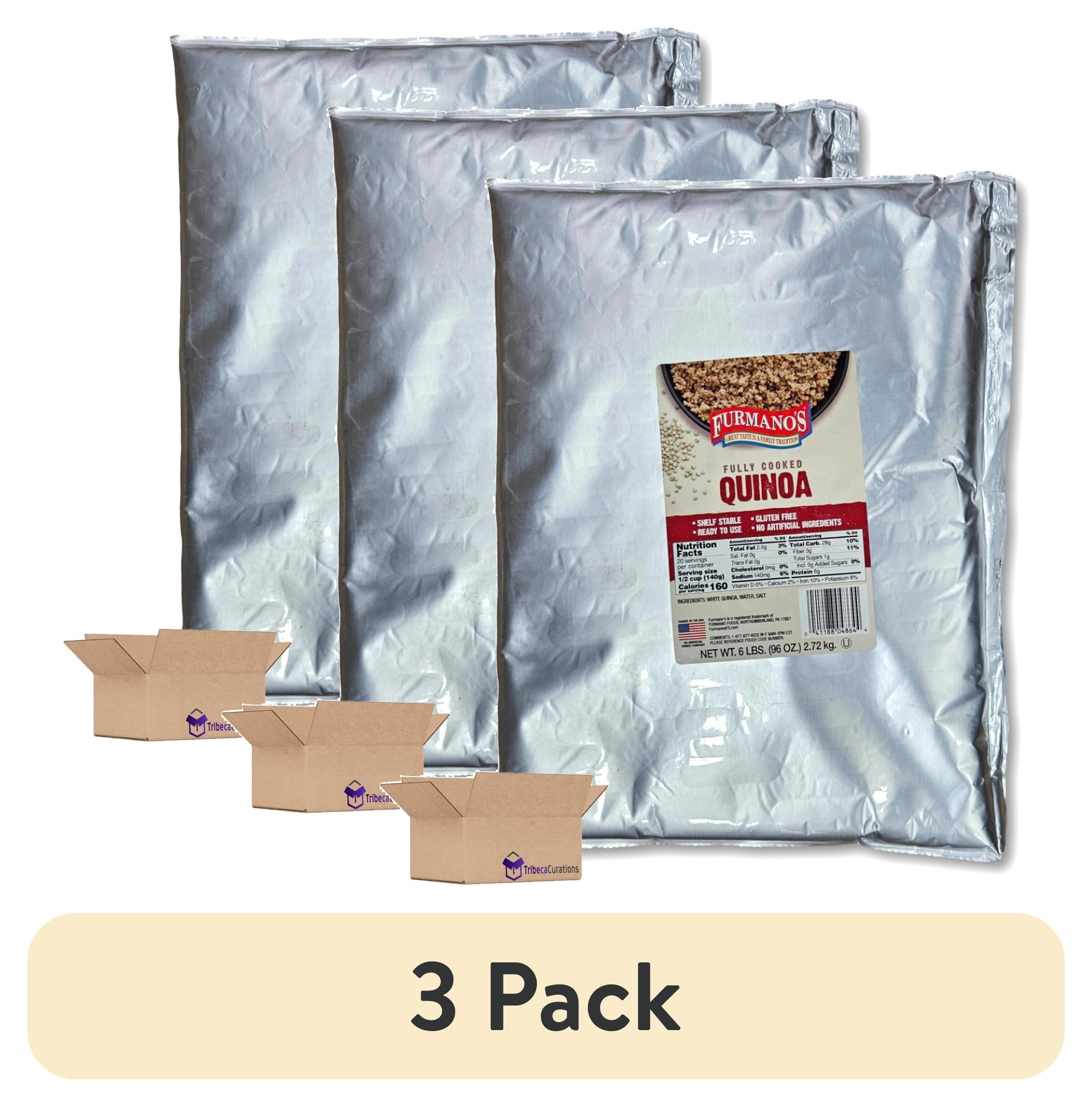 (3 pack) Furmano's Fully Cooked Quinoa Value Pack Bulk 6 Pound Pouch ...