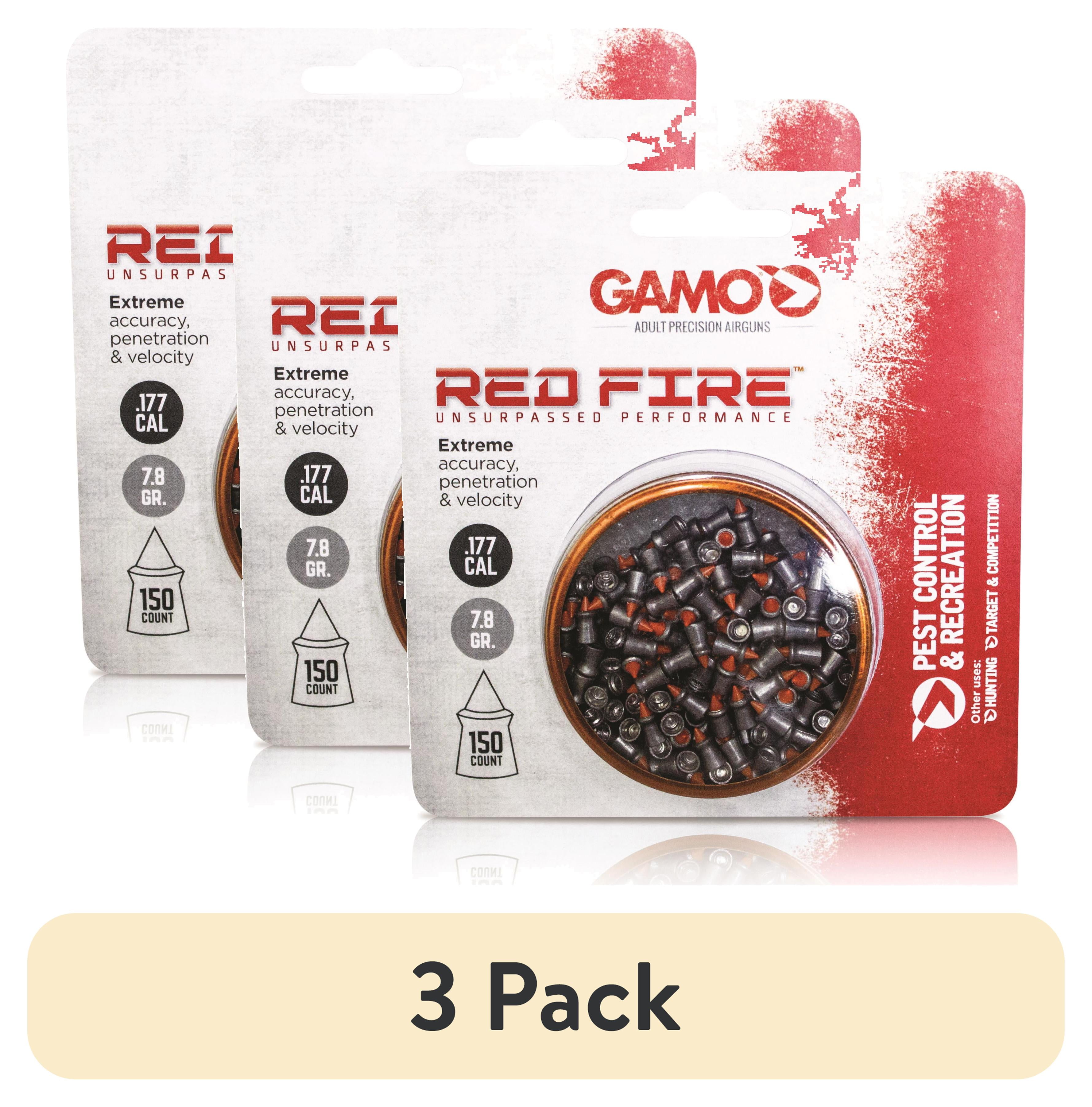 (3 pack) Gamo Red Fire Pellets .177 Cal. Ammunition - Walmart.com