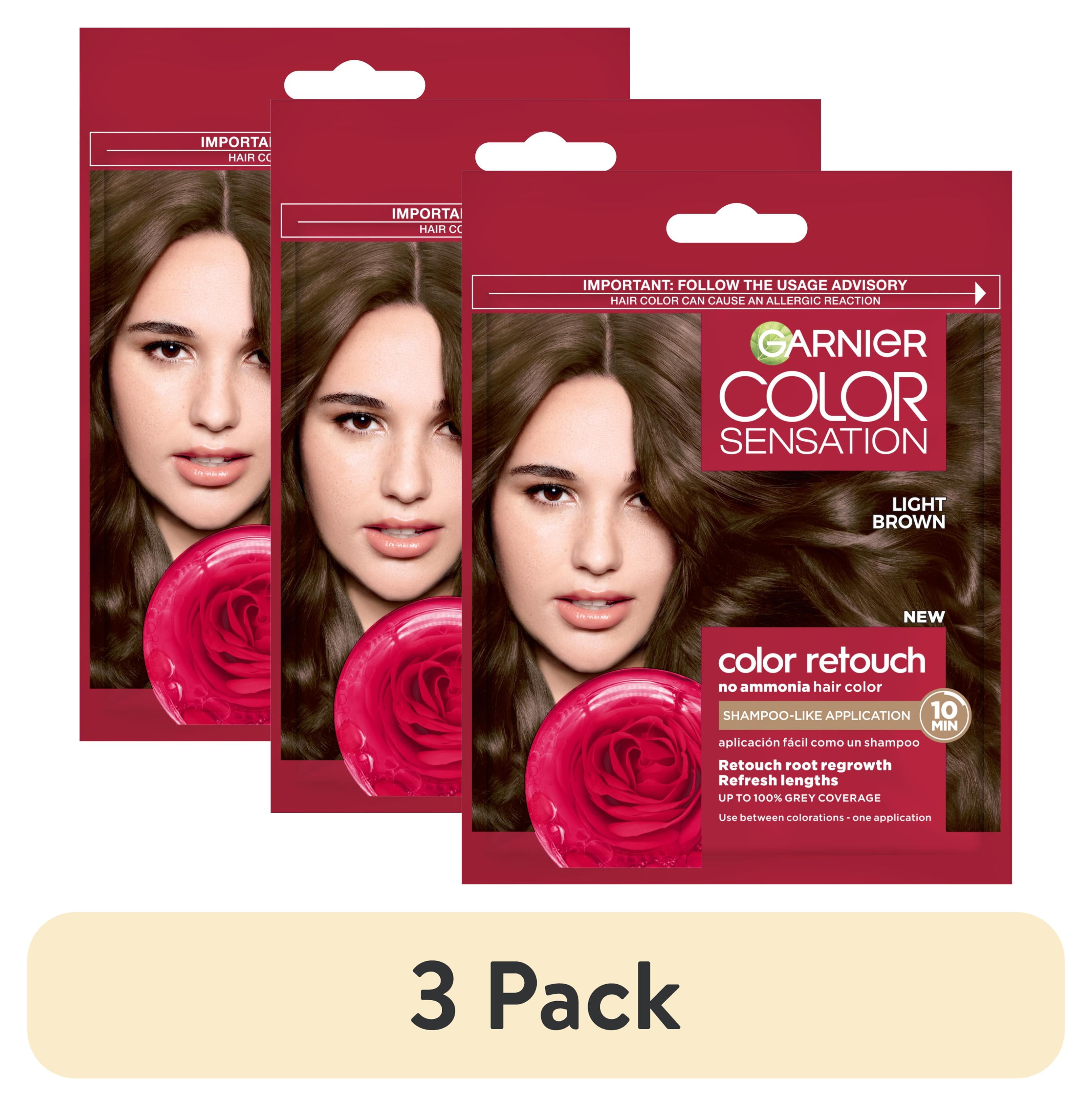 (3 pack) Garnier Color Sensation Retouch Permanent Hair Color for ...