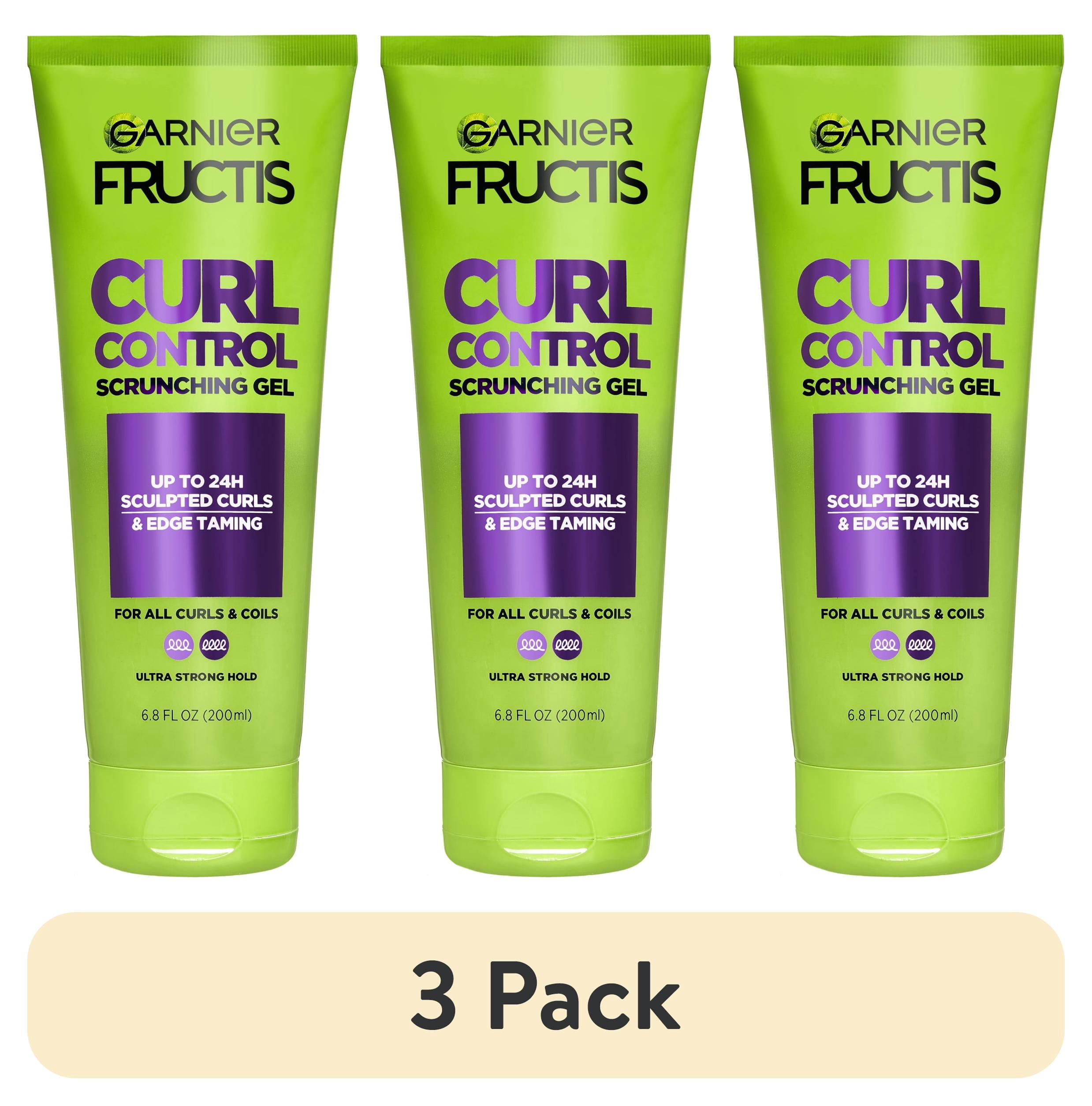 (3 pack) Garnier Fructis Style Curl Scrunch Controlling Hair Gel for ...