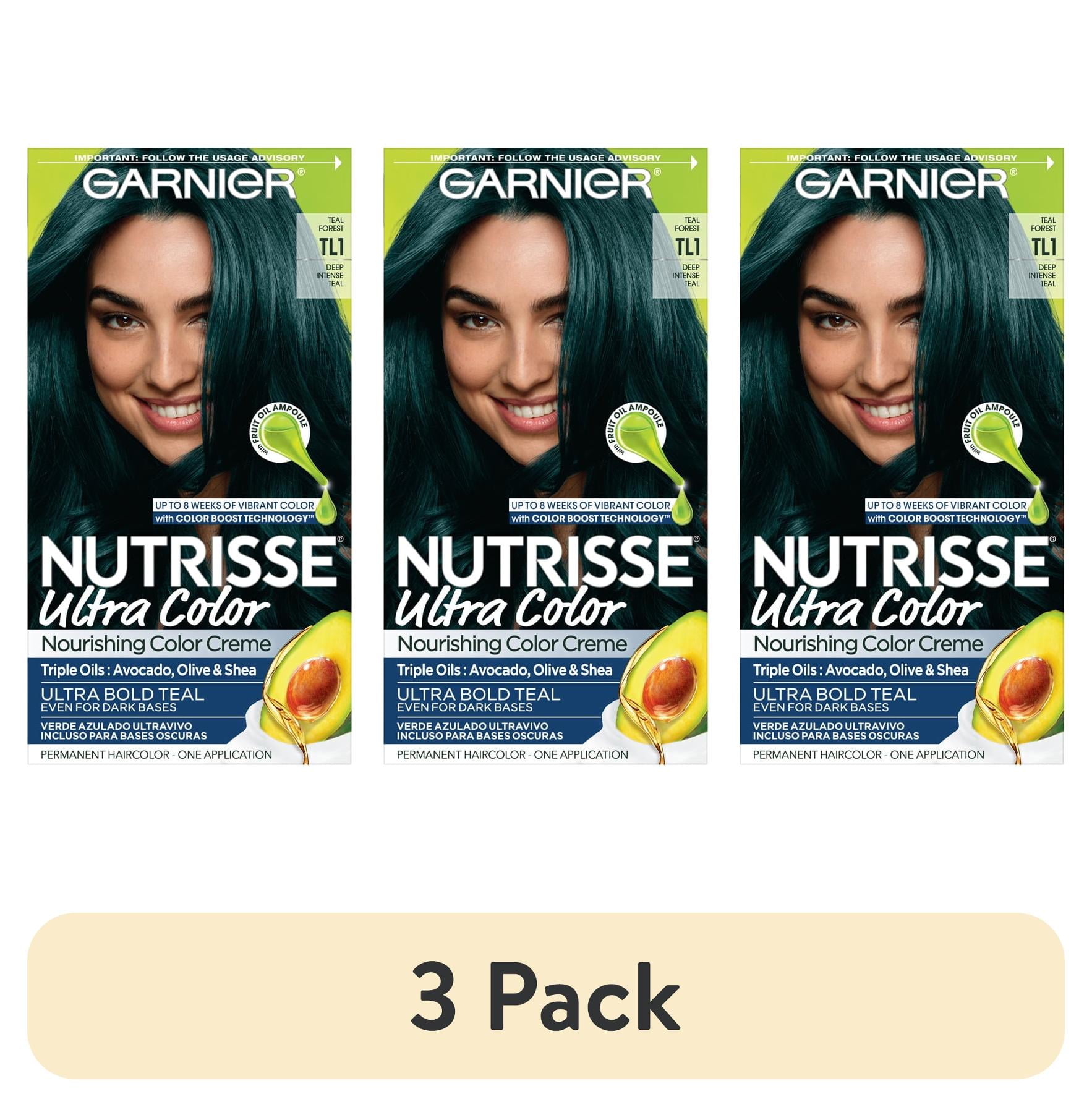 (3 pack) Garnier Nutrisse Ultra Color Nourishing Permanent Hair Color ...