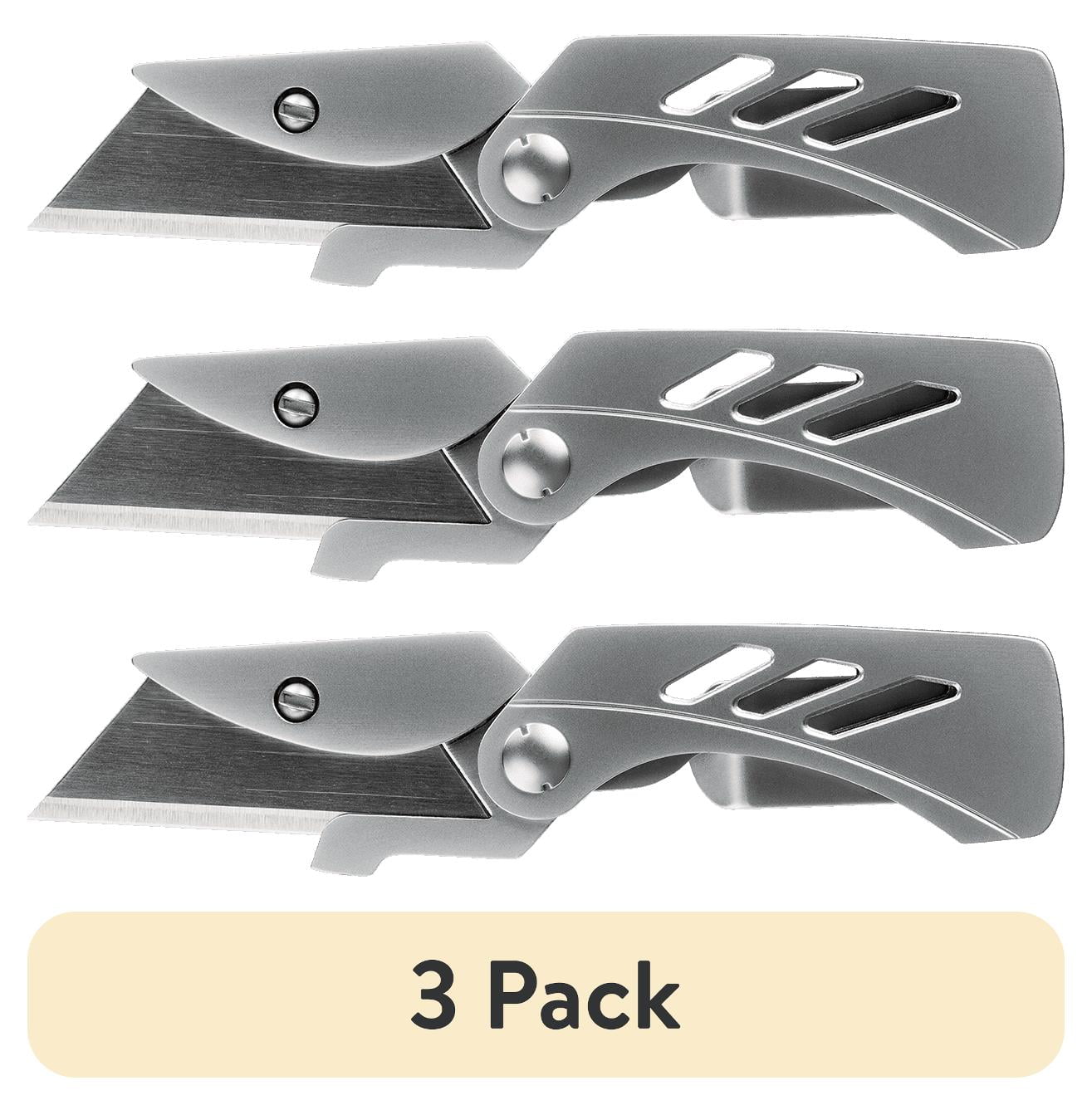 (3 pack) Gerber EAB Lite Stainless Steel Exchange-A-Blade Utility Razor ...