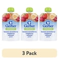 (3 pack) Gerber Toddler Foods, Organic Banana Strawberry Raspberry ...
