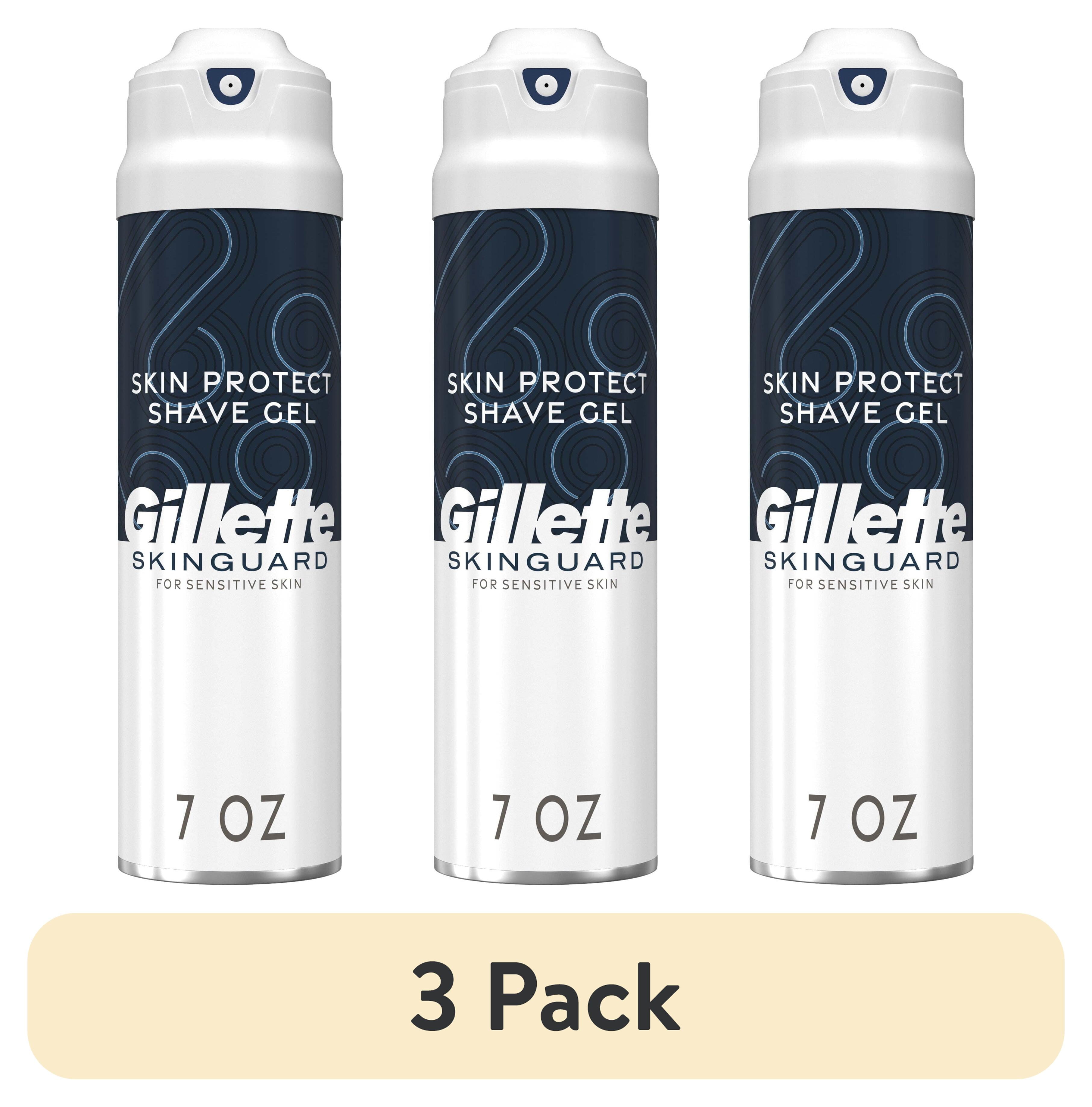 (3 pack) Gillette BASE Male Shave Prep Gel Regular - Walmart.com