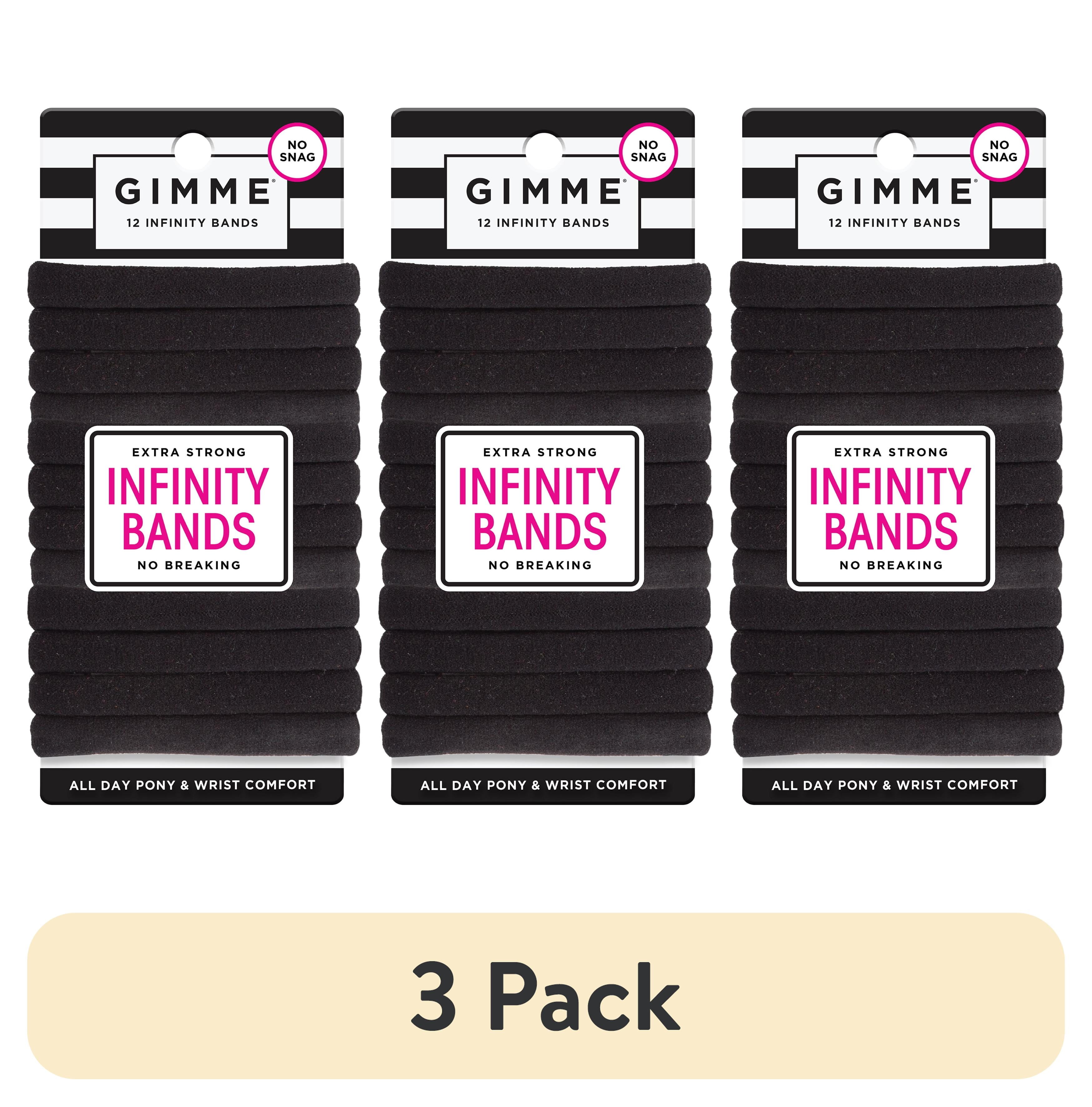 (3 pack) Gimme Seamless Hair Ties for Medium Fit Hair, Microfiber ...
