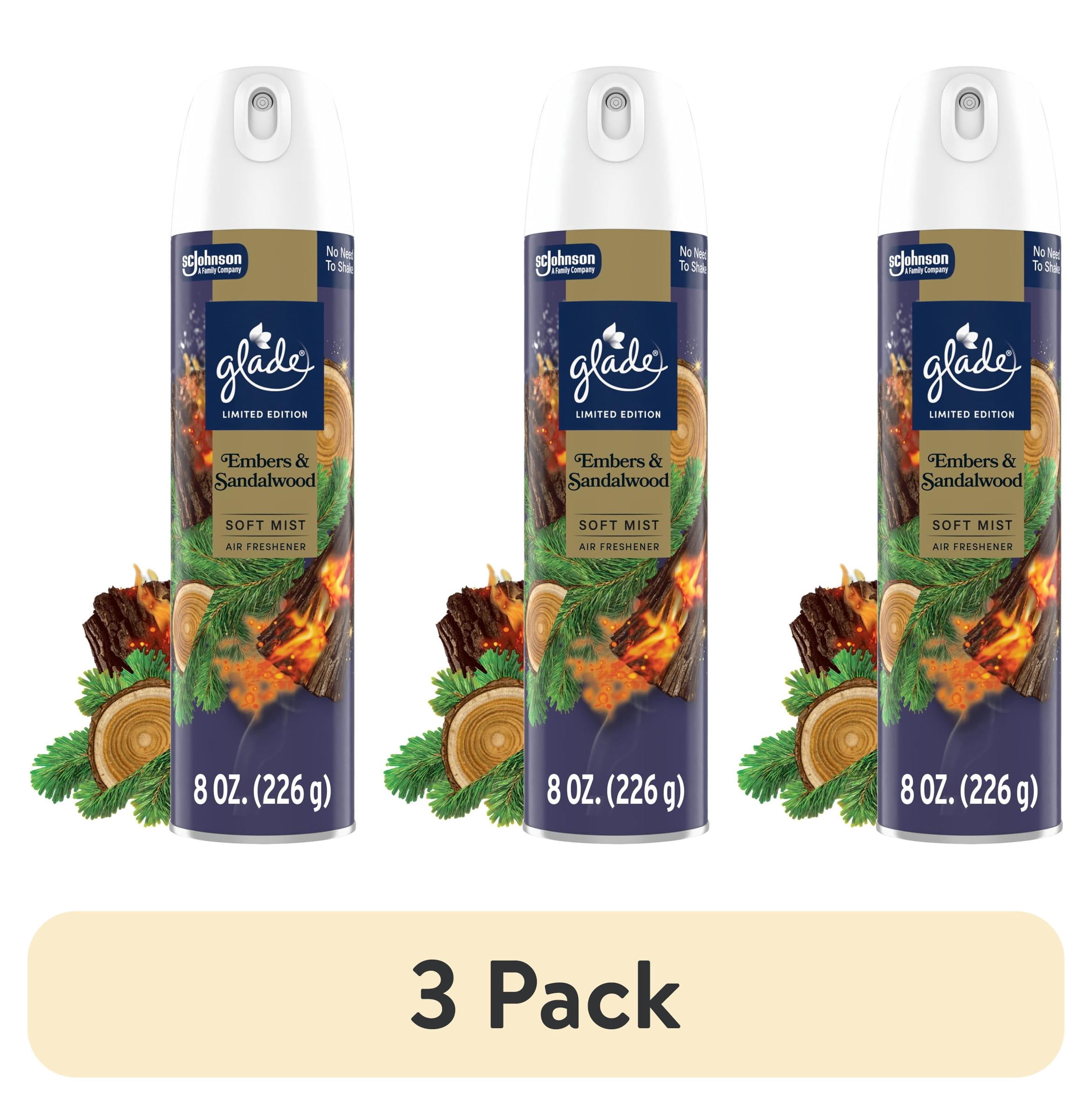 (3 pack) Glade® Odor Fighting Soft Mist Air Freshener Room Spray ...