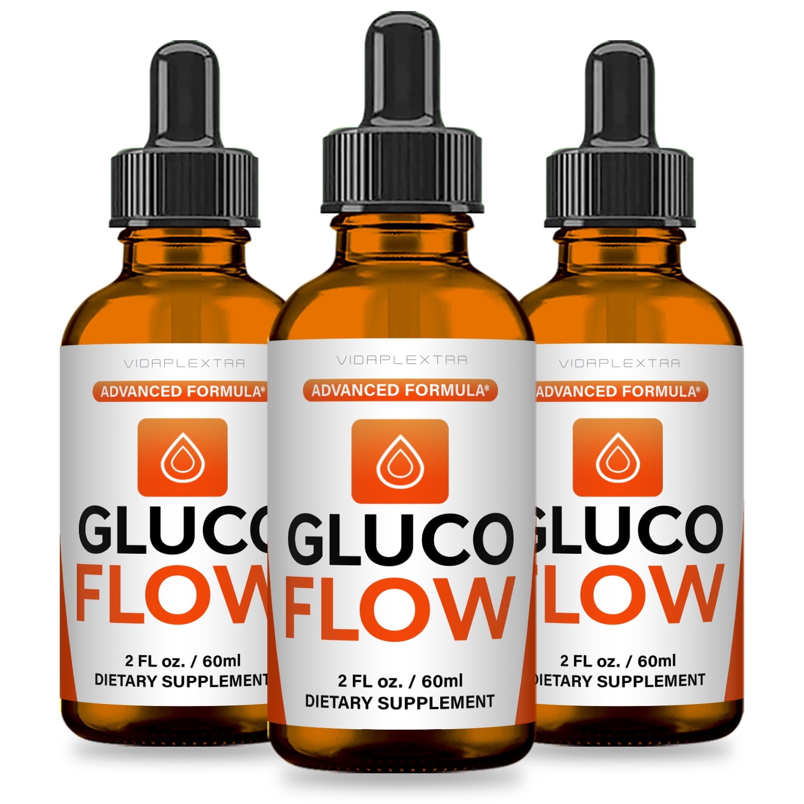 (3 pack) Gluco Flow Drops - Gluco Flow Liquid Drops - Walmart.com