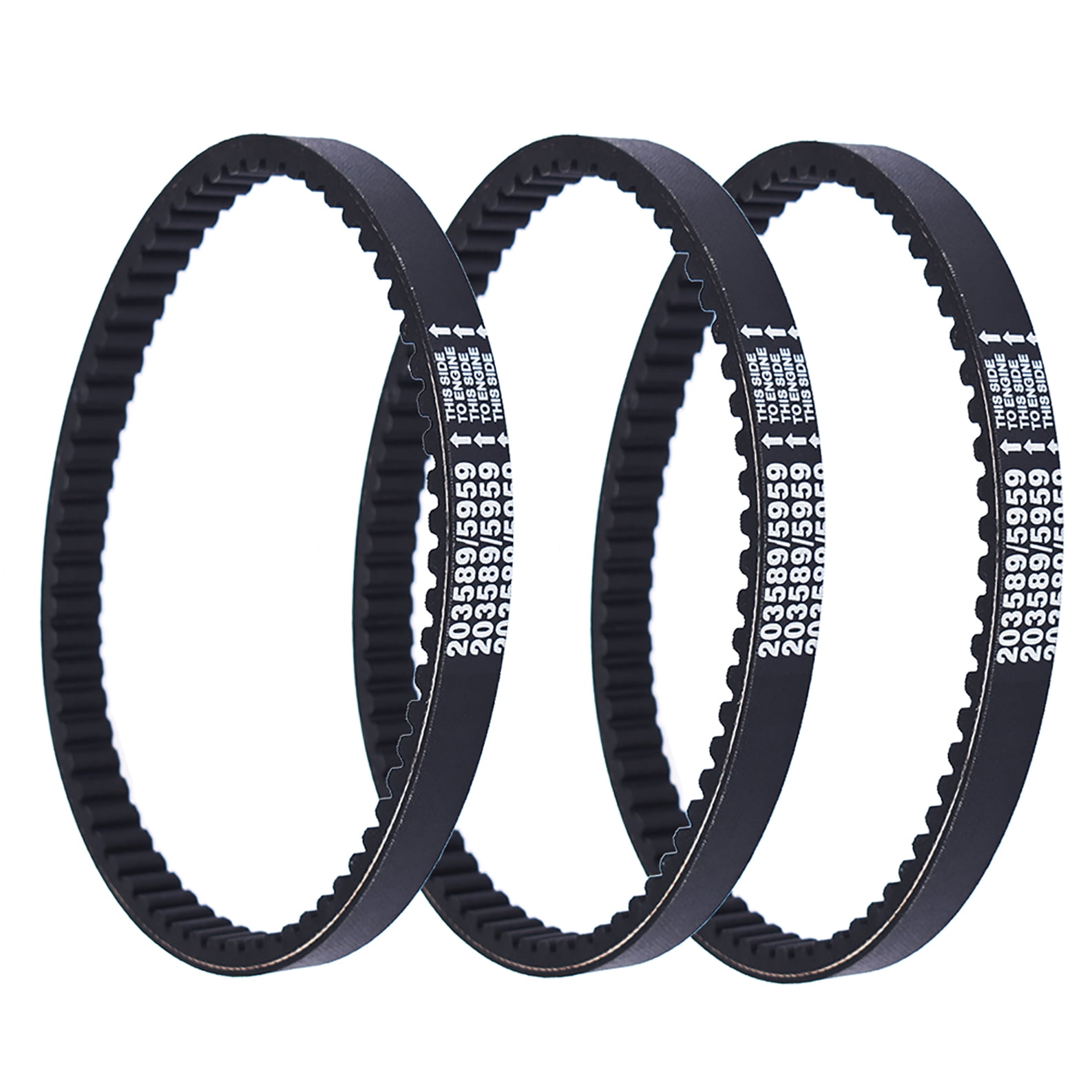3-pack Go Kart Drive Belts 30 Series Torque Converter Belt Replacement ...
