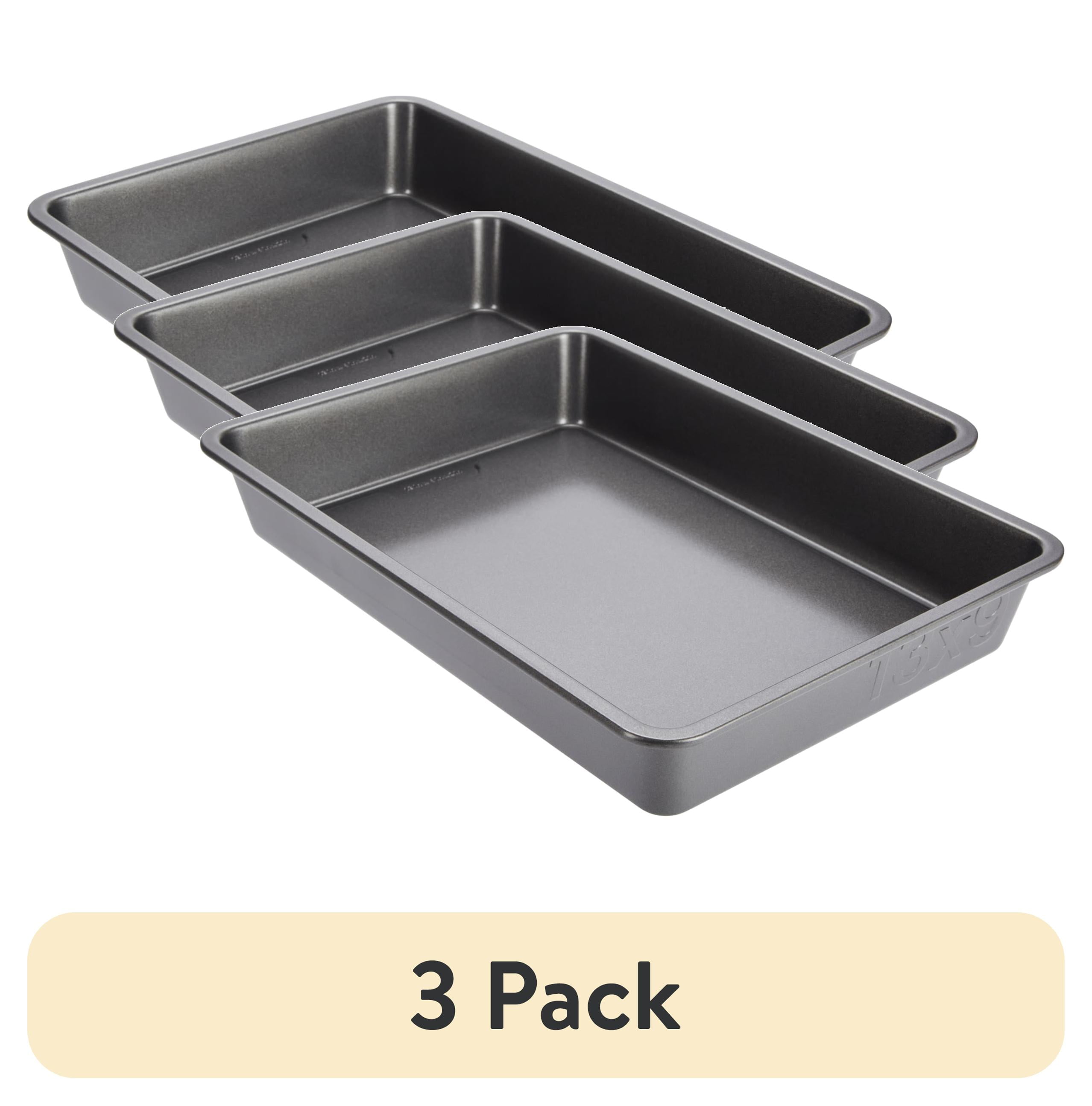 (3 pack) GoodCook PRO Nonstick Carbon Steel Oblong Baking Pan, 9 Inch x ...