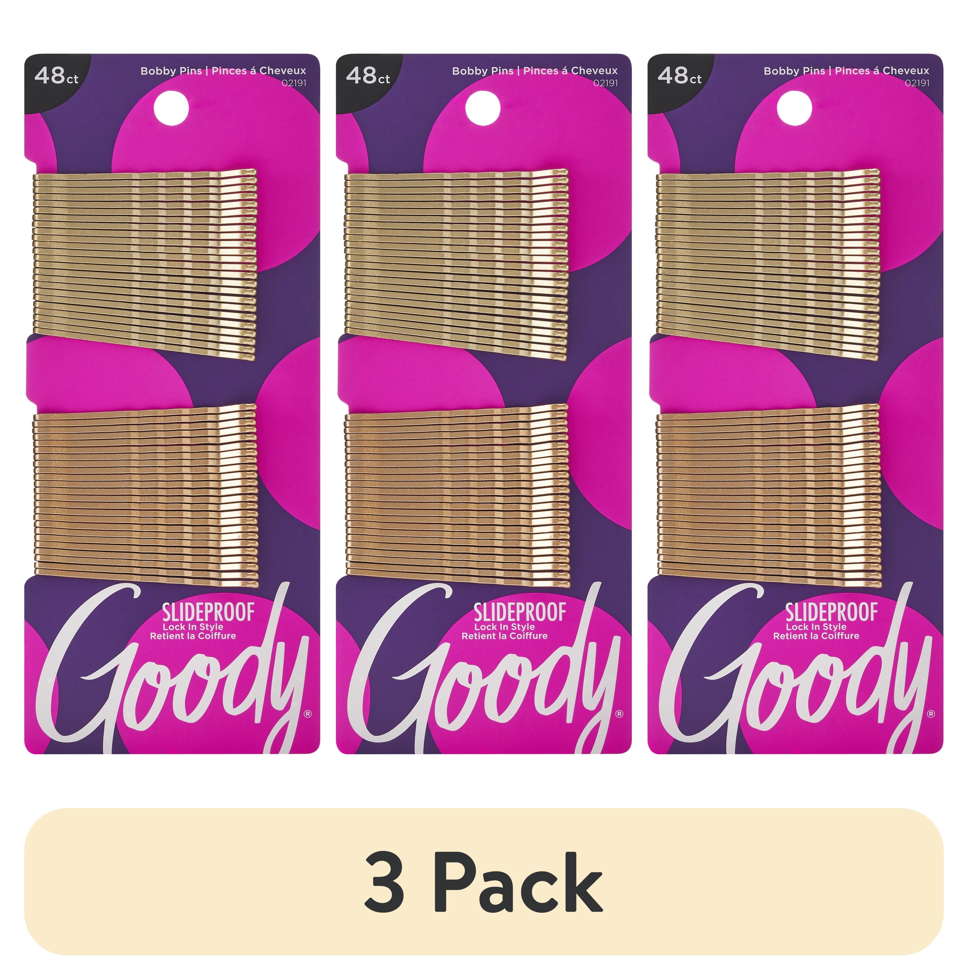 (3 pack) Goody Blonde Bobby Pins, Slide Proof Grip Comfort Tip, Pain ...