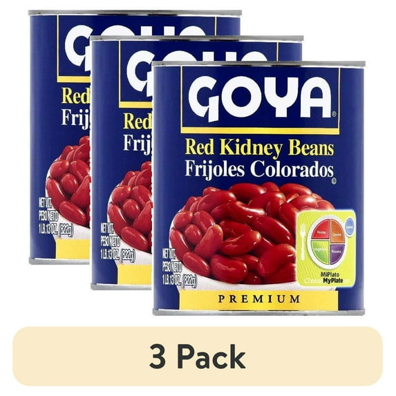 (3 pack) Goya Red Kidney Beans, 29 oz Can - Walmart.com