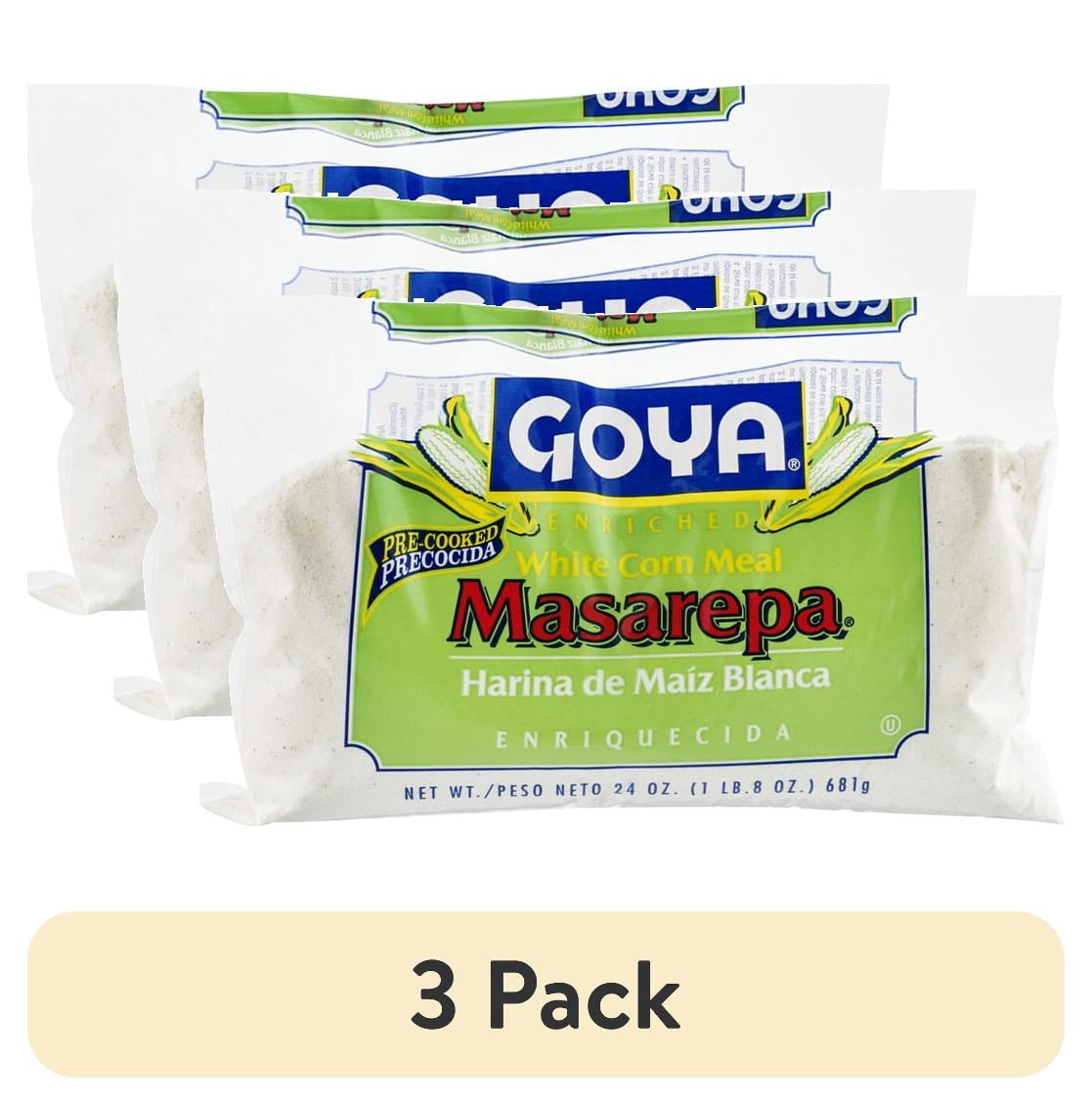 (3 pack) Goya White Corn Meal Masarepa, 24 oz - Walmart.com
