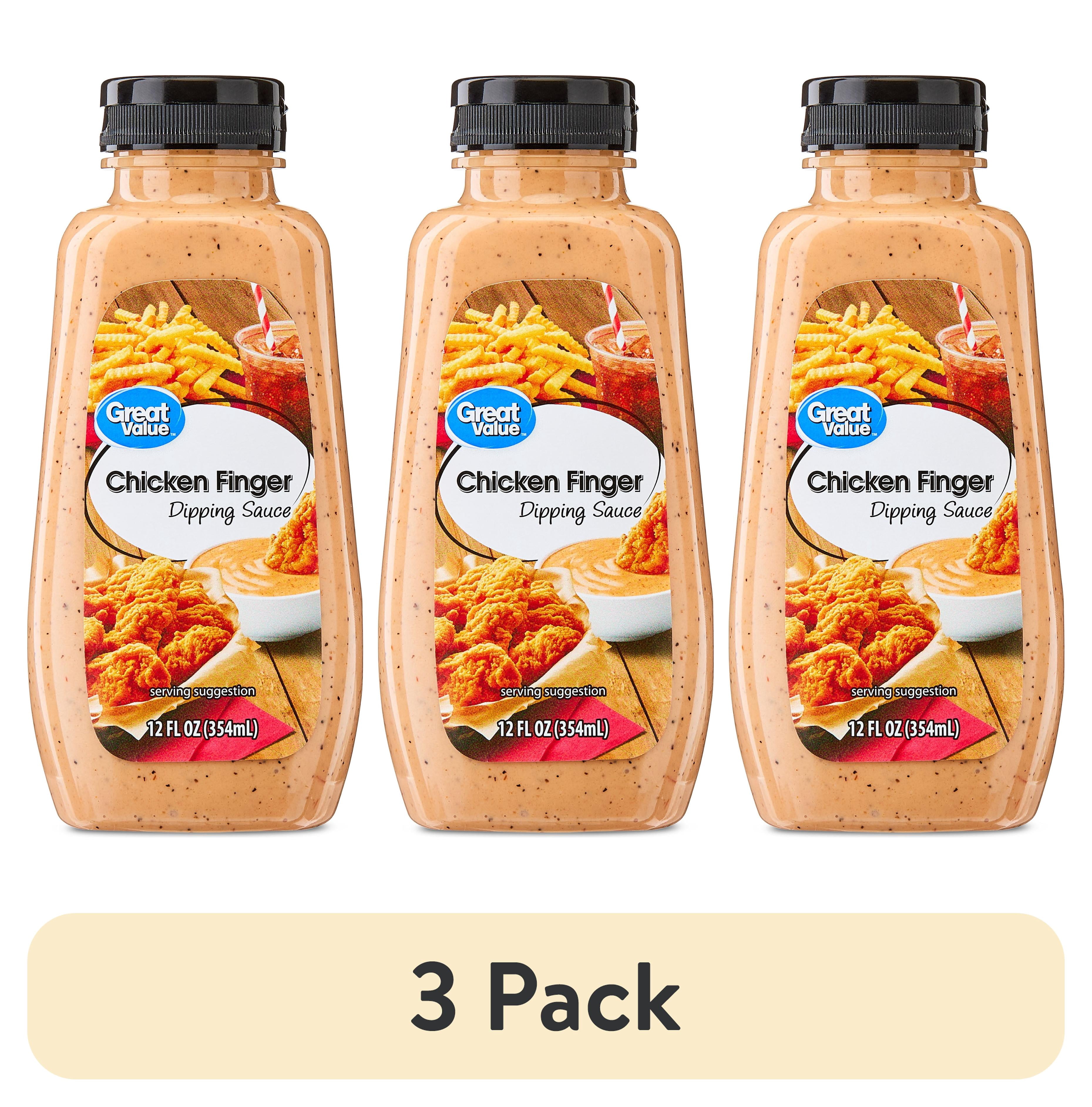 (3 pack) Great Value Chicken Finger Dipping Sauce, 12 fl oz - Walmart.com