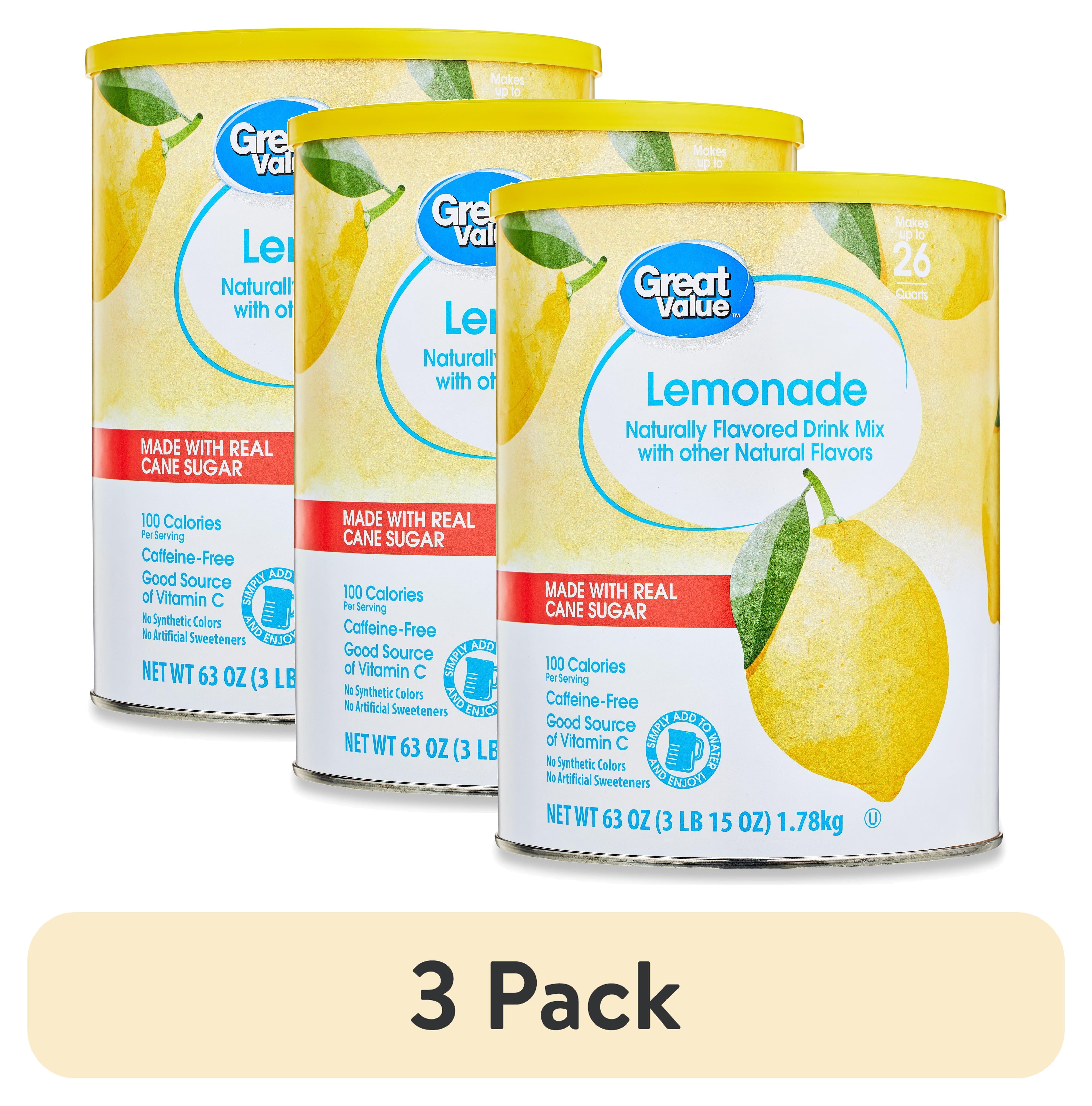 (3 pack) Great Value Lemonade 26 QT - Walmart.com