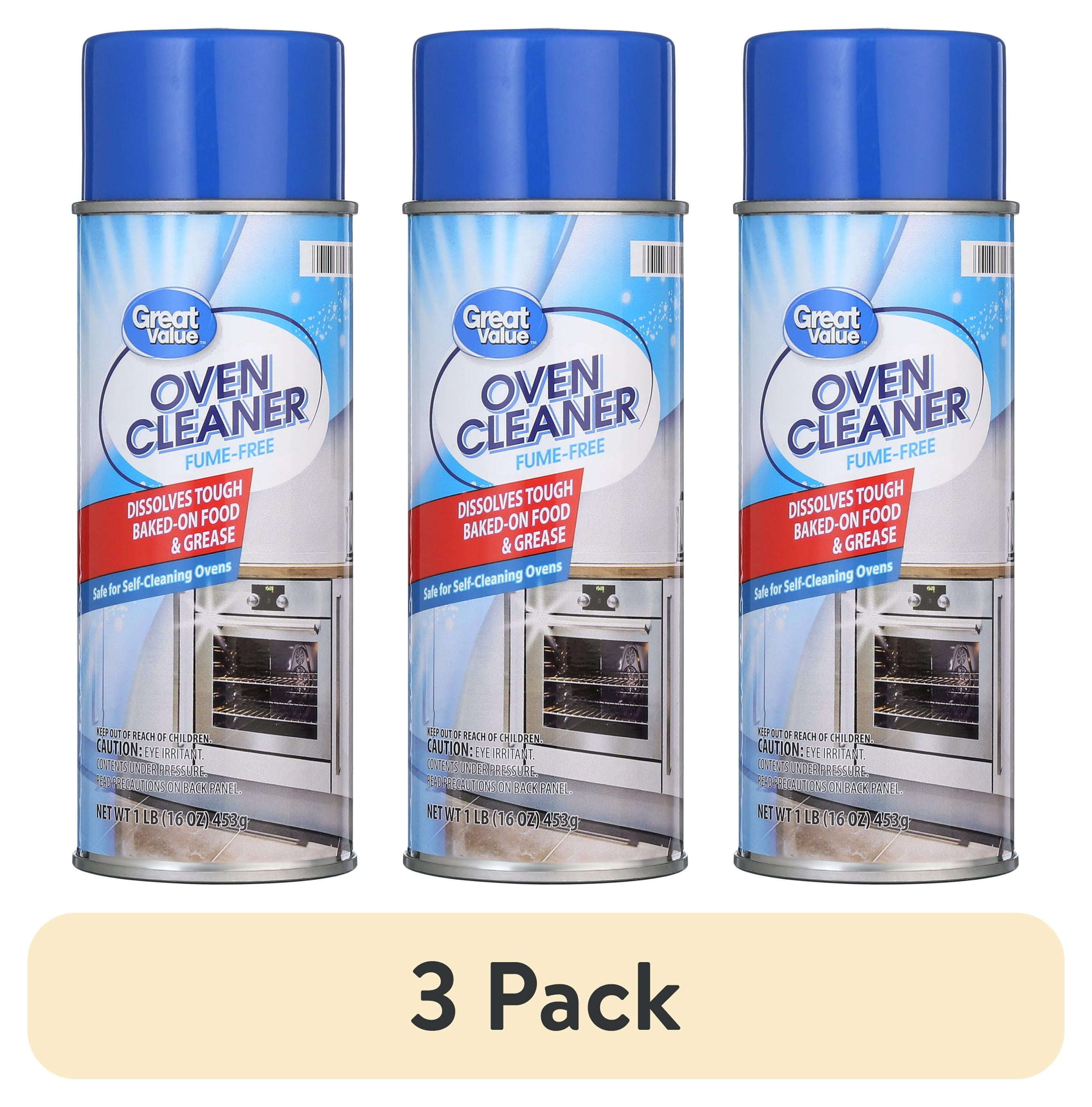 (3 pack) Great Value Fume Free Oven Cleaner Aerosol Spray 16 oz ...