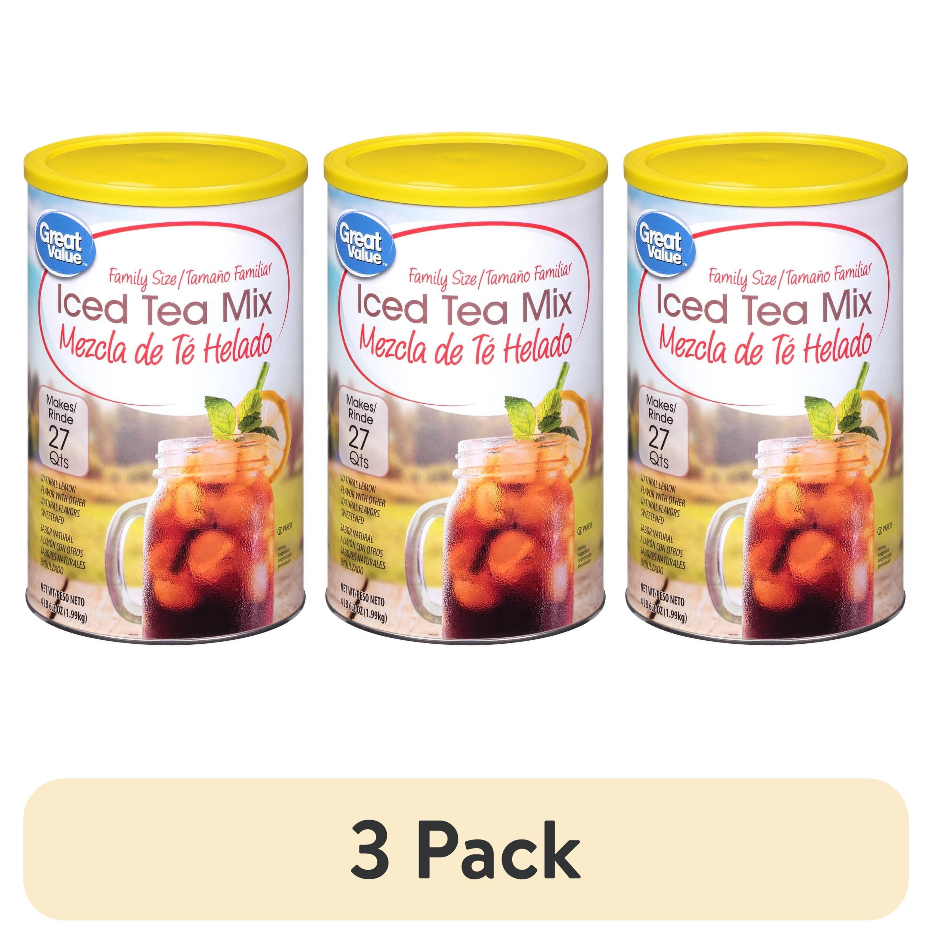(3 pack) Great Value Iced Tea Mix, 4 lb 6.3 oz - Walmart.com