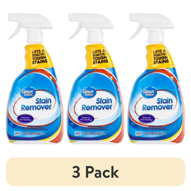 (3 pack) Great Value Laundry Stain Remover, 32 oz - Walmart Business ...