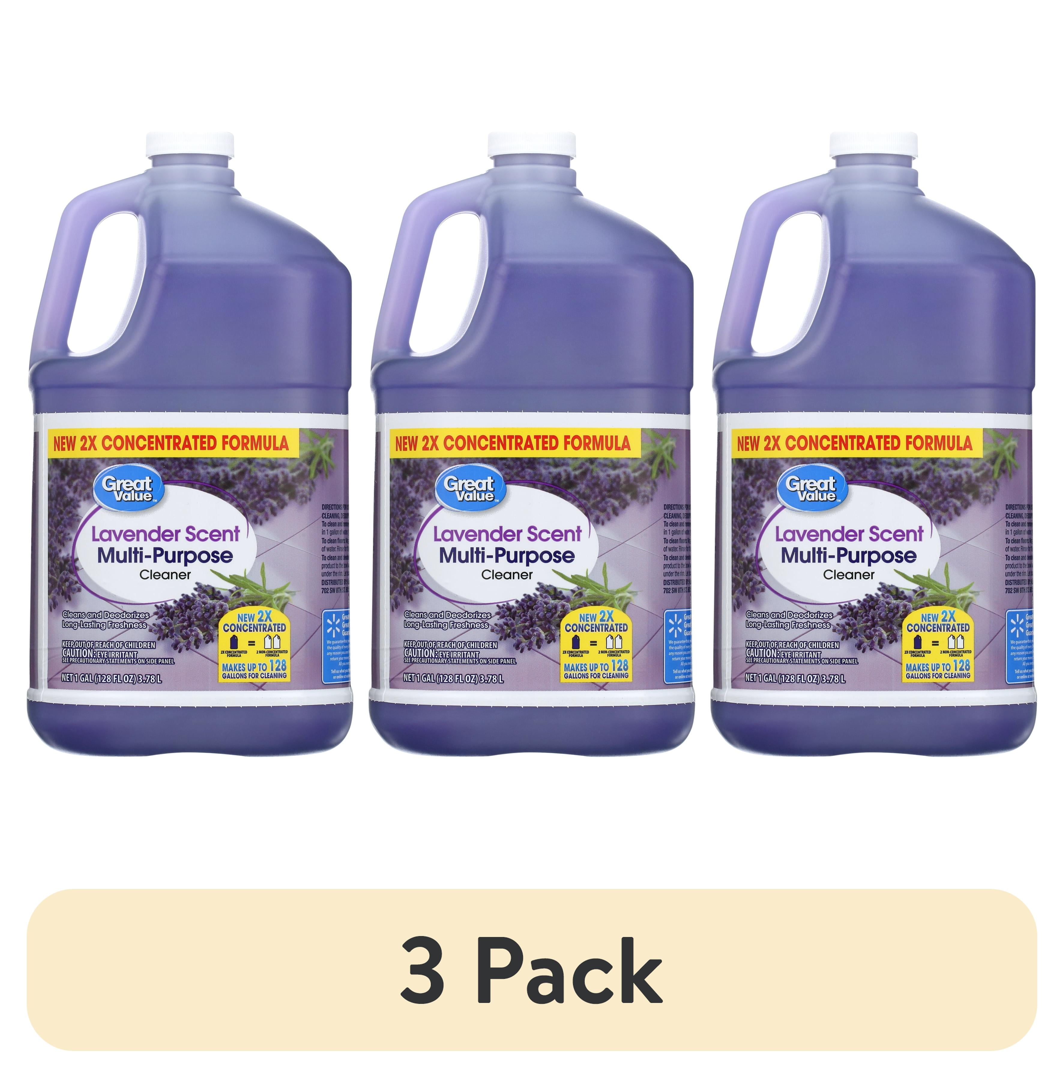(3 pack) Great Value Multi-Purpose Cleaner, Lavender Scent, 128 fl oz ...