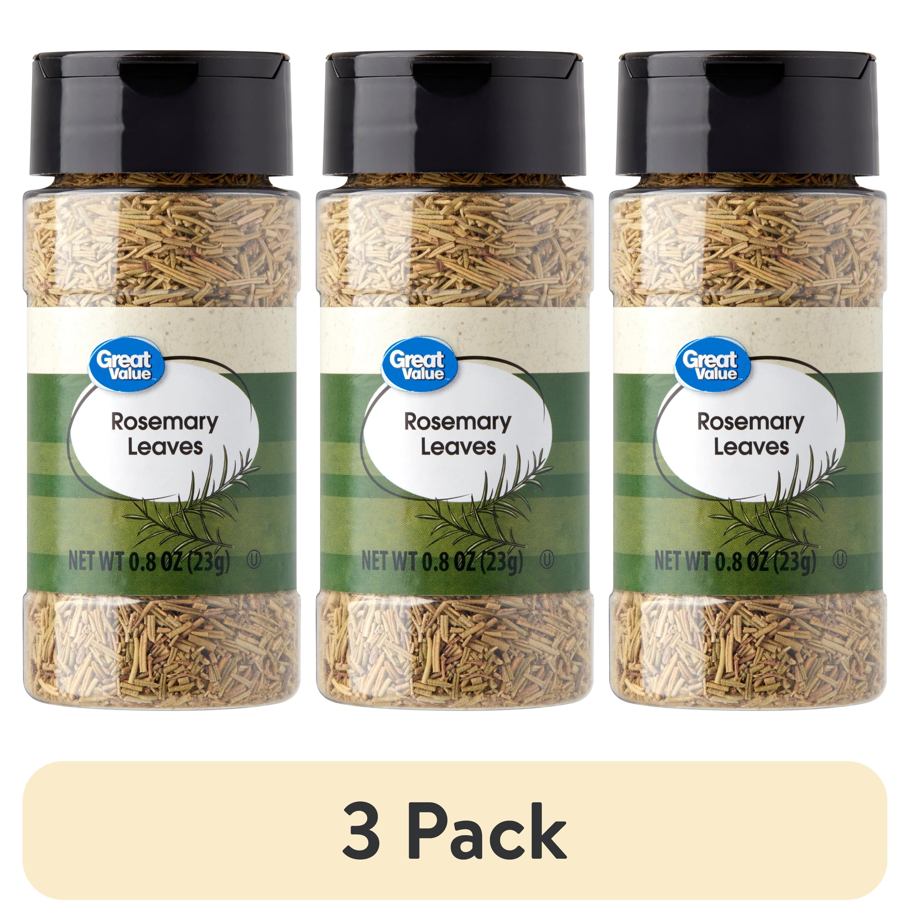 (3 pack) Great Value Rosemary Leaves, 0.8 oz - Walmart.com