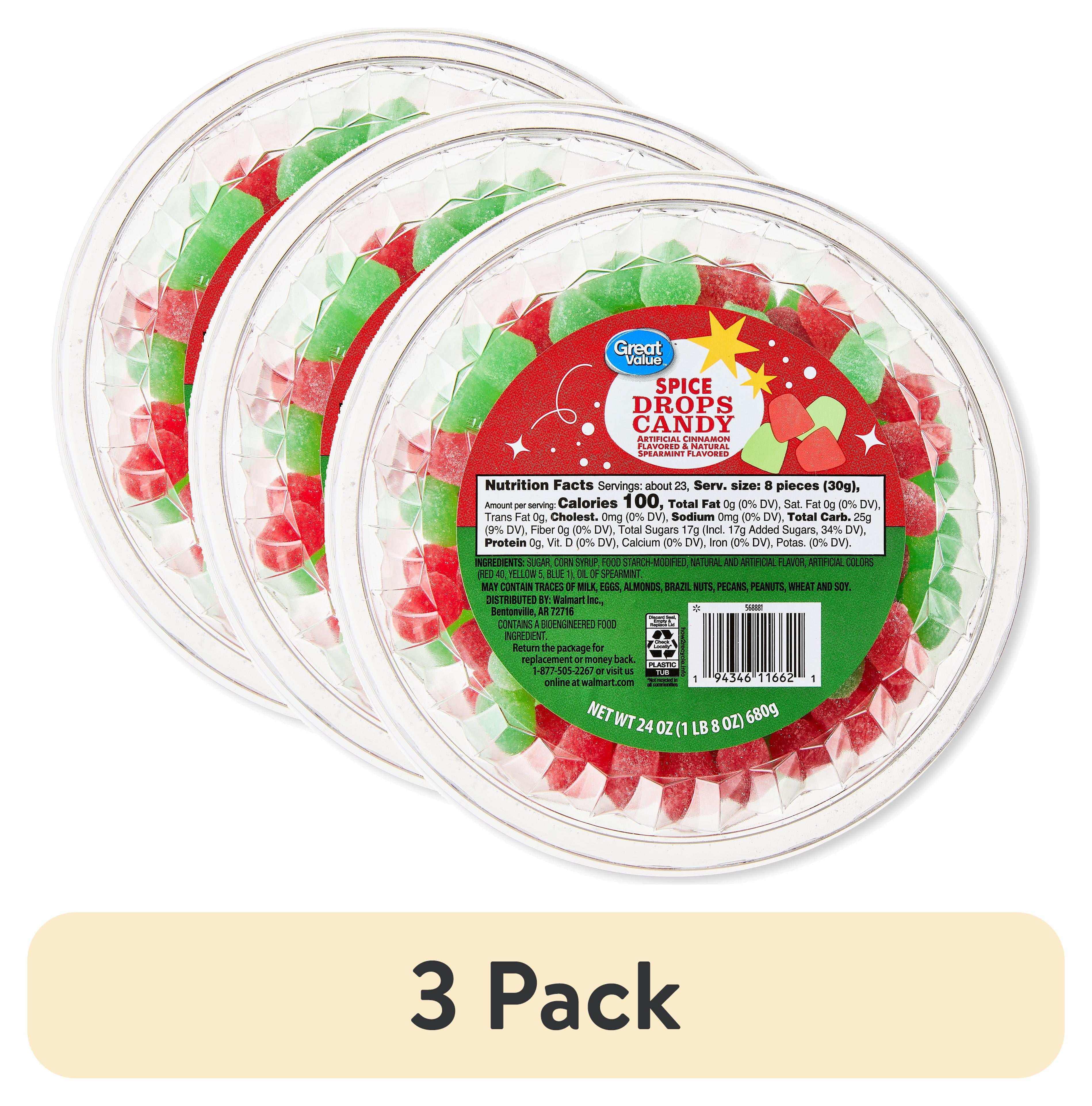 (3 pack) Great Value Spice Drops Candy, 24 oz - Walmart.com