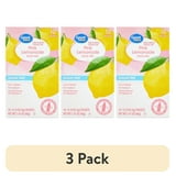 (3 pack) Great Value Sugar-Free Pink Lemonade Drink Mix, 0.14 oz, 10 ...