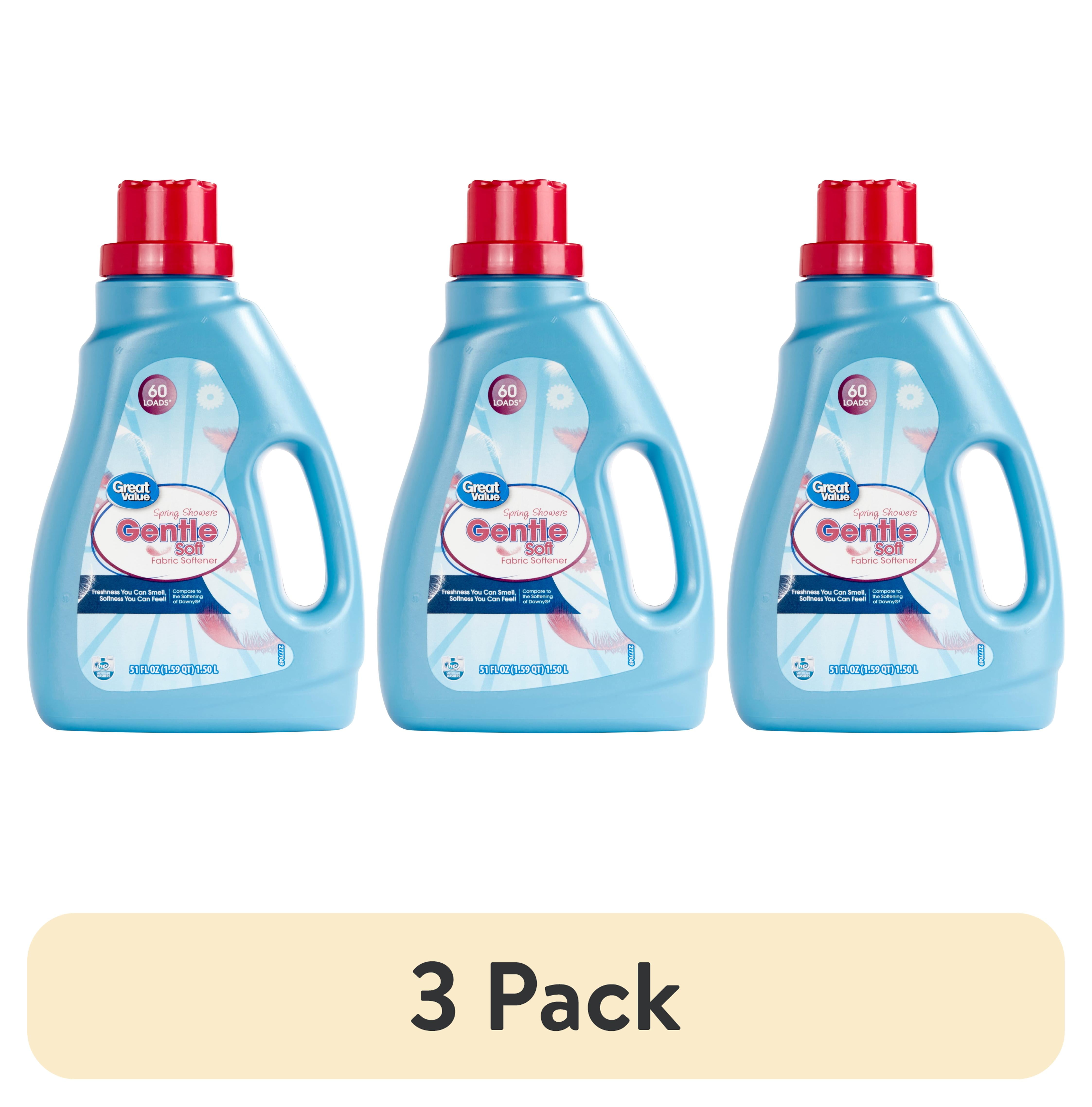 (3 pack) Great Value Ultimate Fresh Fabric Softener, Spring Showers, 51 ...