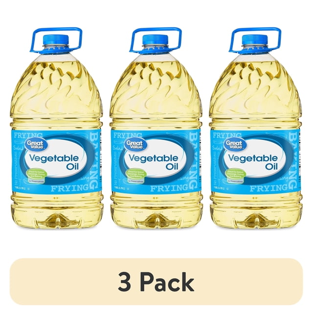Great Value Veg Oil 3pk - Culinary fats for grocery retail - Walmart ...