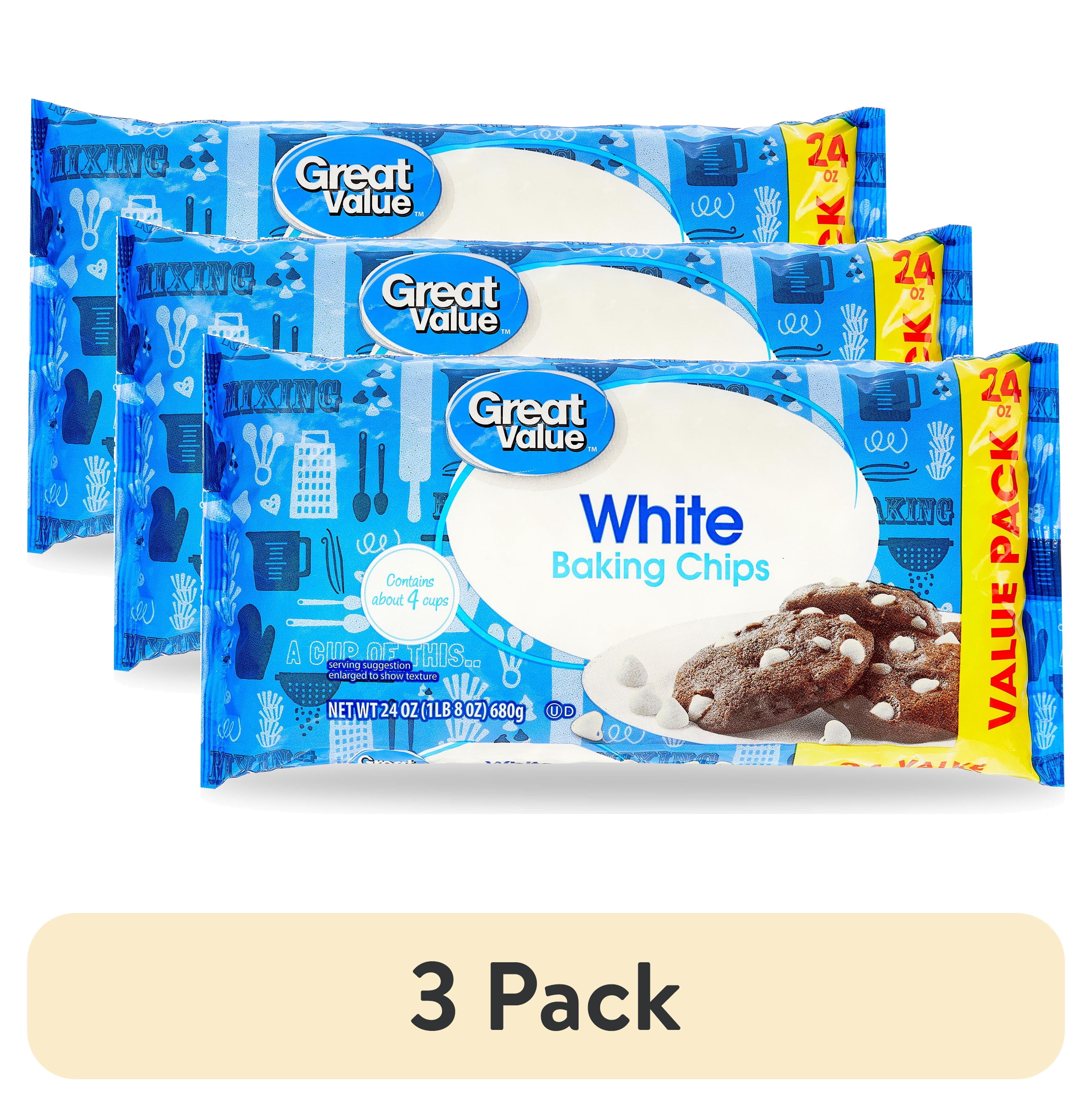 (3 pack) Great Value White Baking Chips, 24 oz - Walmart.com