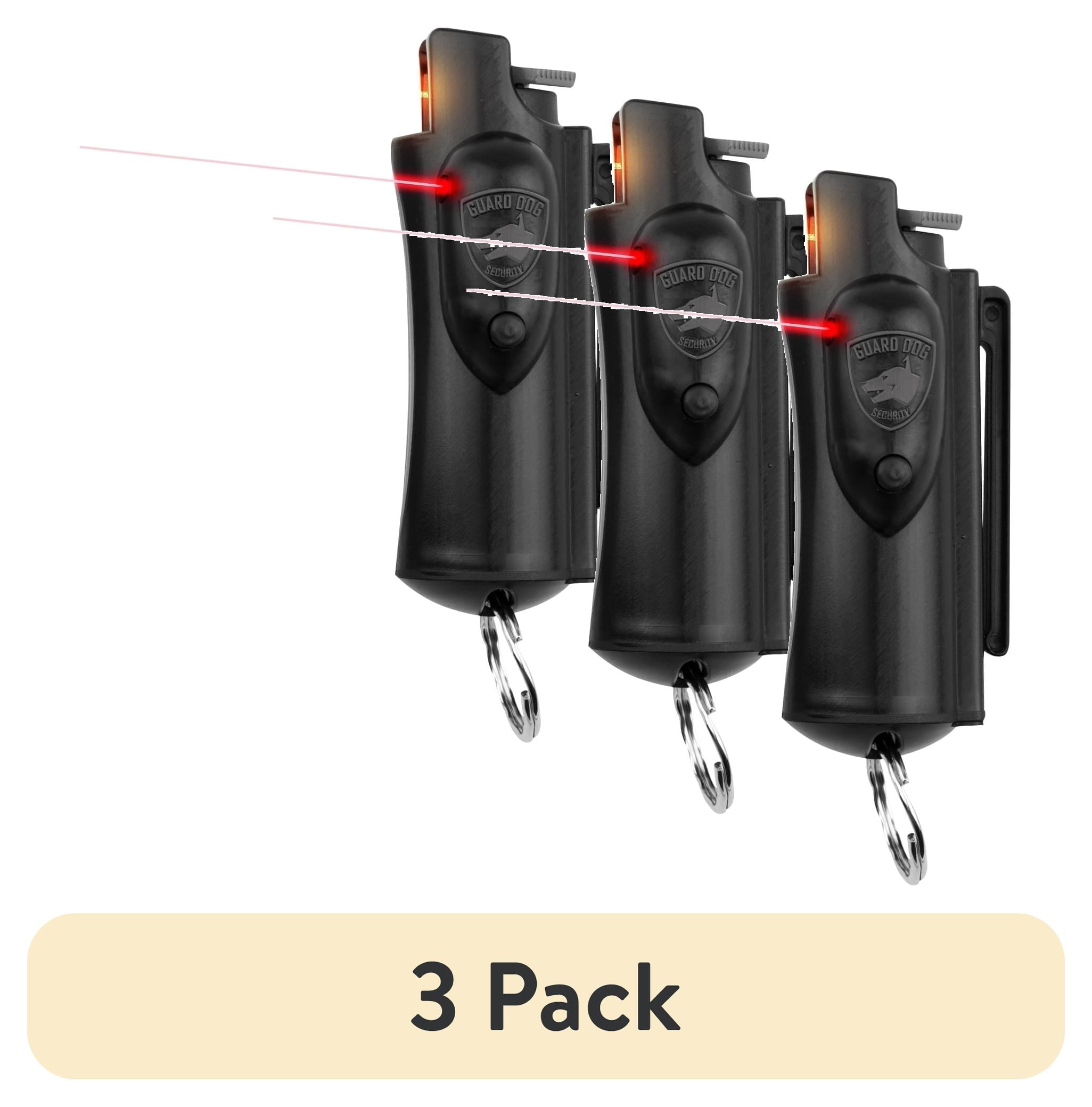 (3 pack) Guard Dog Security Pepper Spray with Laser Sight, 16 ft Range ...