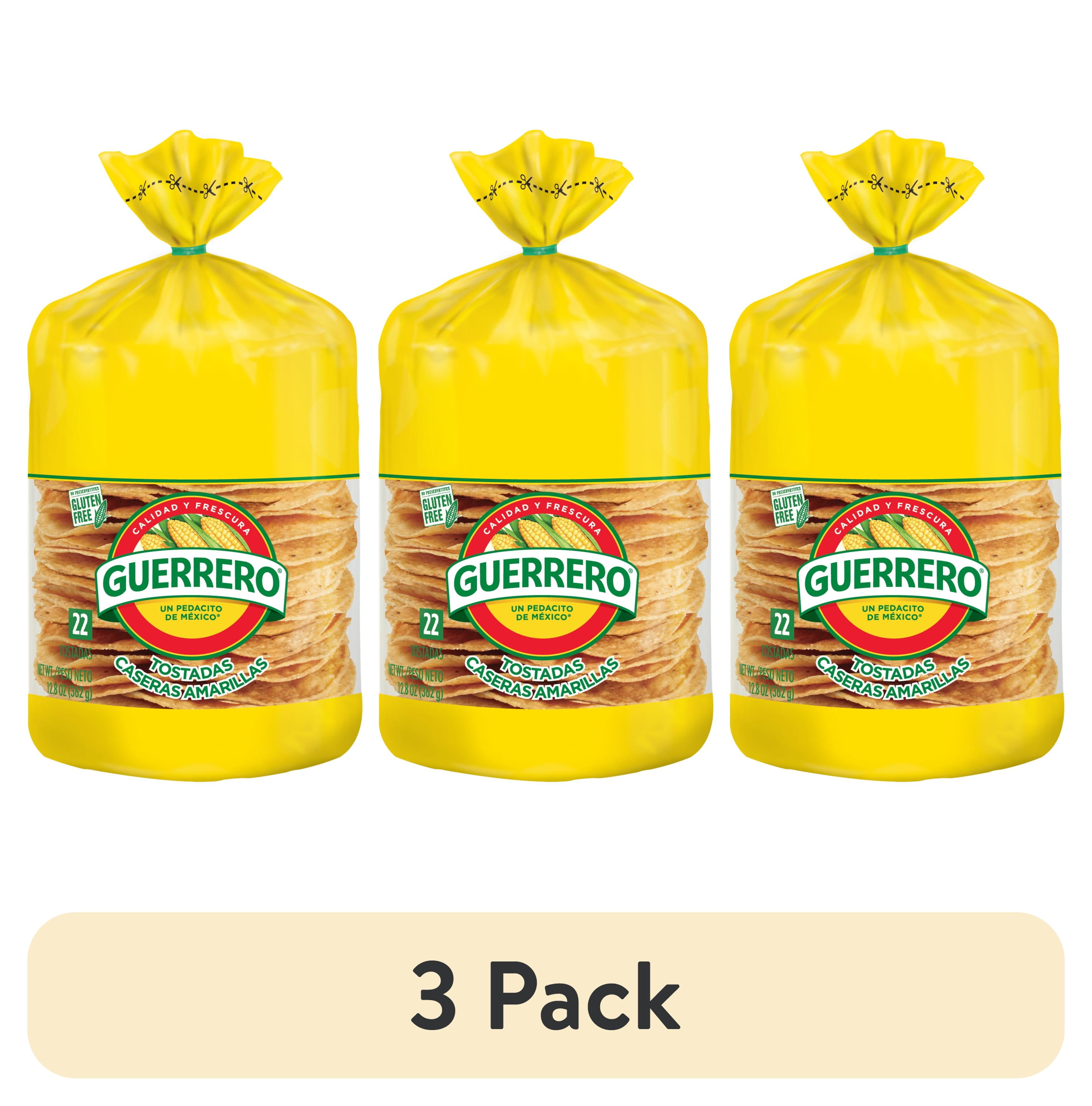 (3 pack) Guerrero Tostadas Caseras Amarillas, 22 Count - Walmart.com