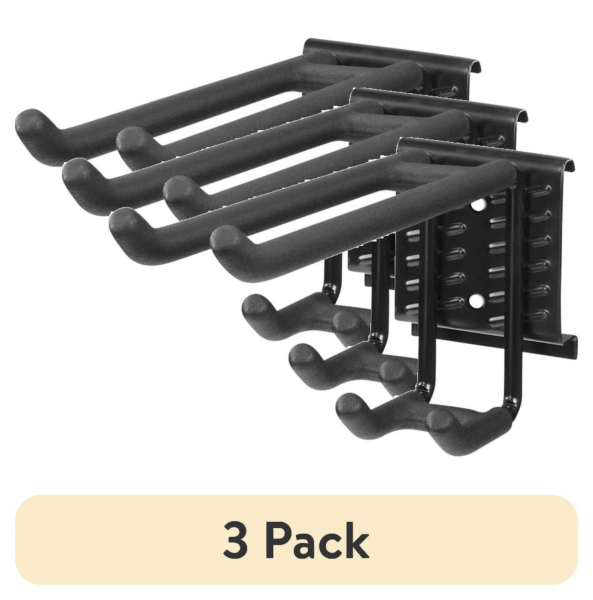 (3 pack) HART Garage Storage Dual Utility Hook, Durable Steel with ...