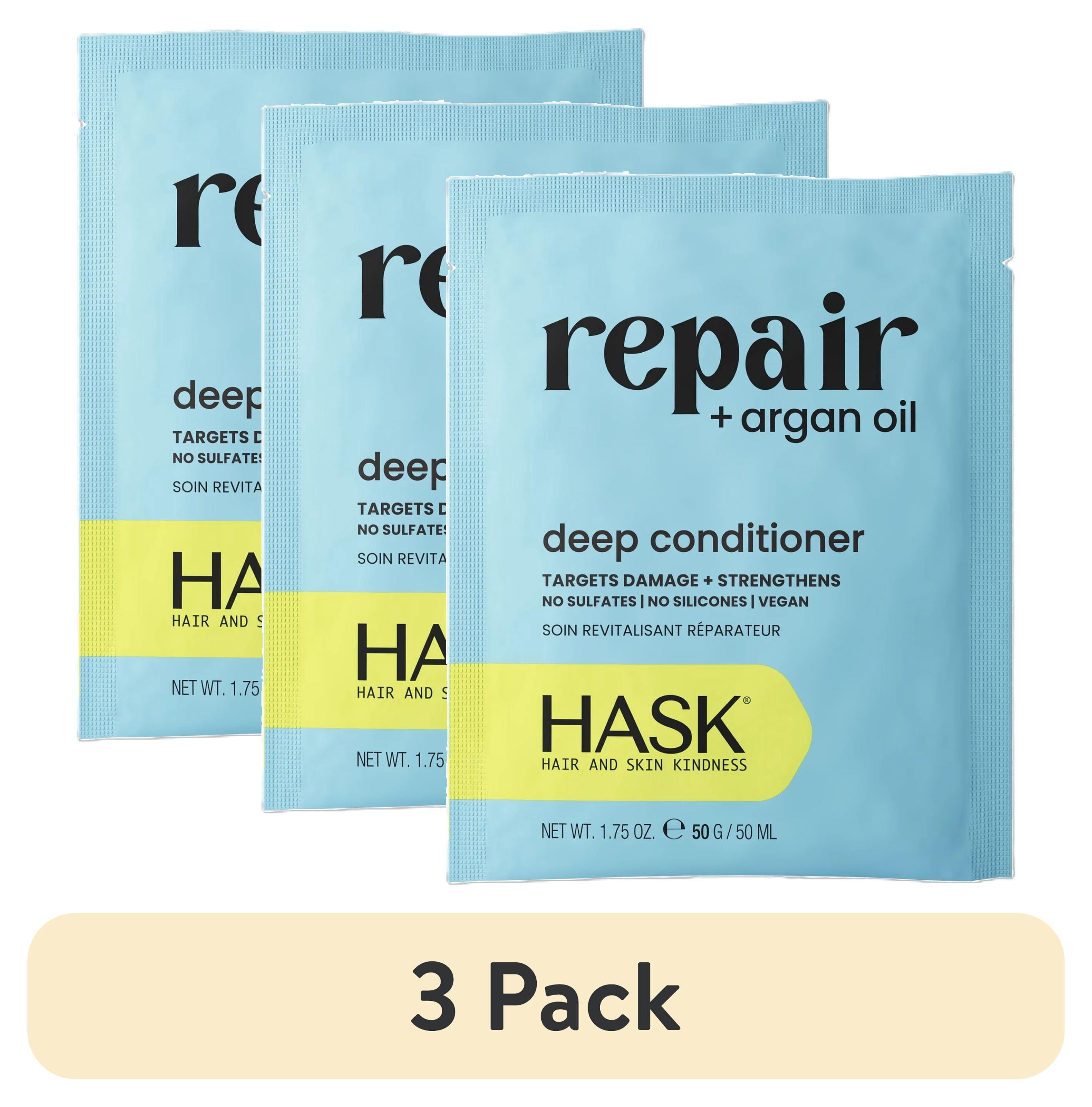 (3 pack) HASK Argan Oil Repairing Deep Conditioner, 1.75 oz - Walmart.com