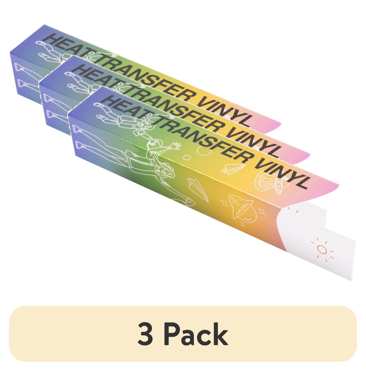 (3 pack) HTVRONT 12" x 6FT Green HTV Vinyl 3D Puff Heat Transfer Vinyl ...