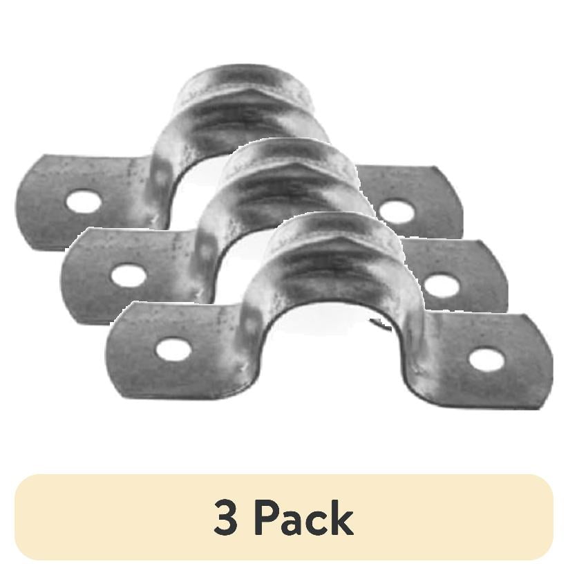(3 pack) Halex 91220 2 in. Two Hole Steel Strap- Pack Of 10 - Walmart.com