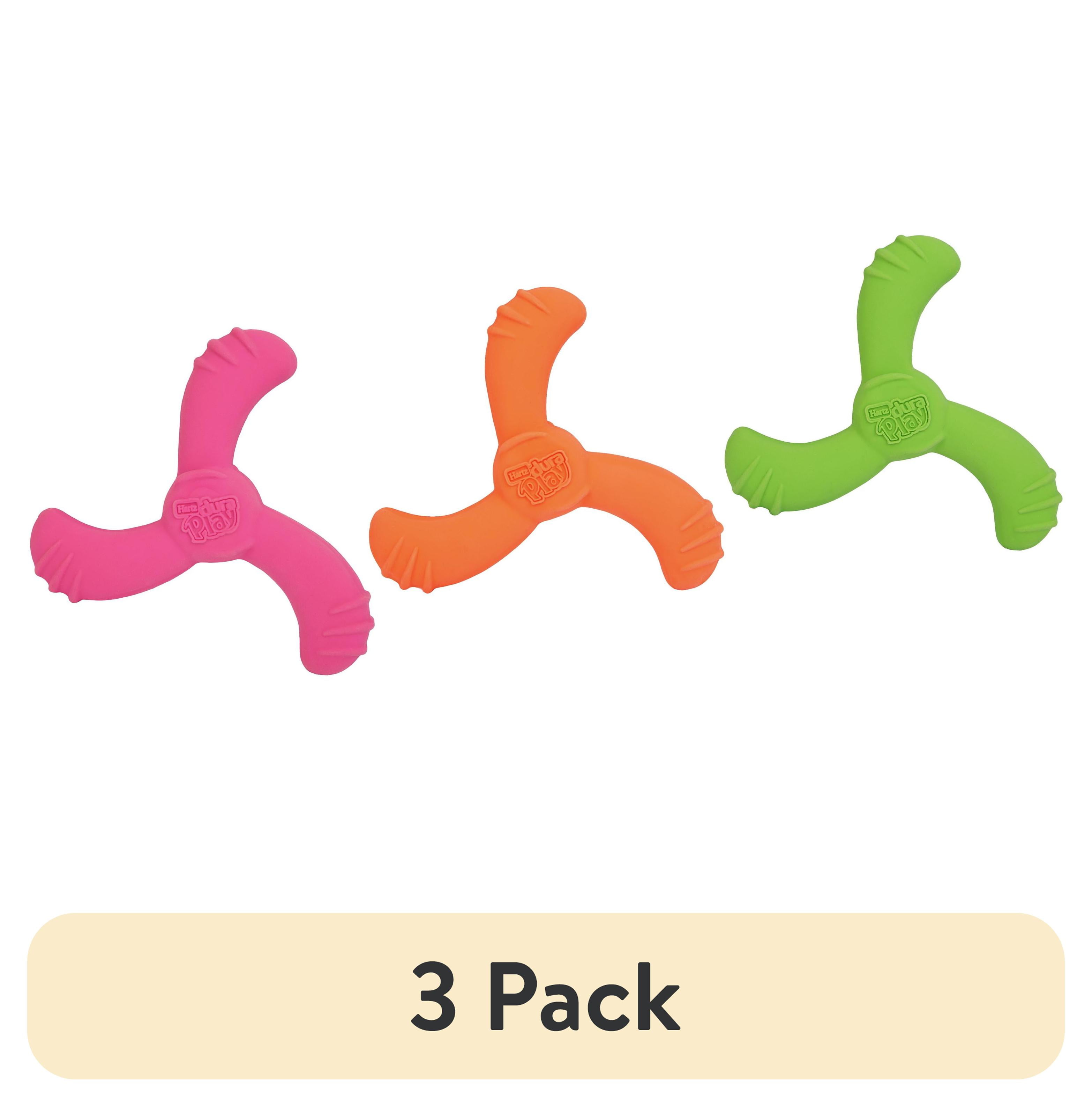 (3 pack) Hartz Dura Play Boomerang Dog Toy, Latex, 1 Count - Walmart.com