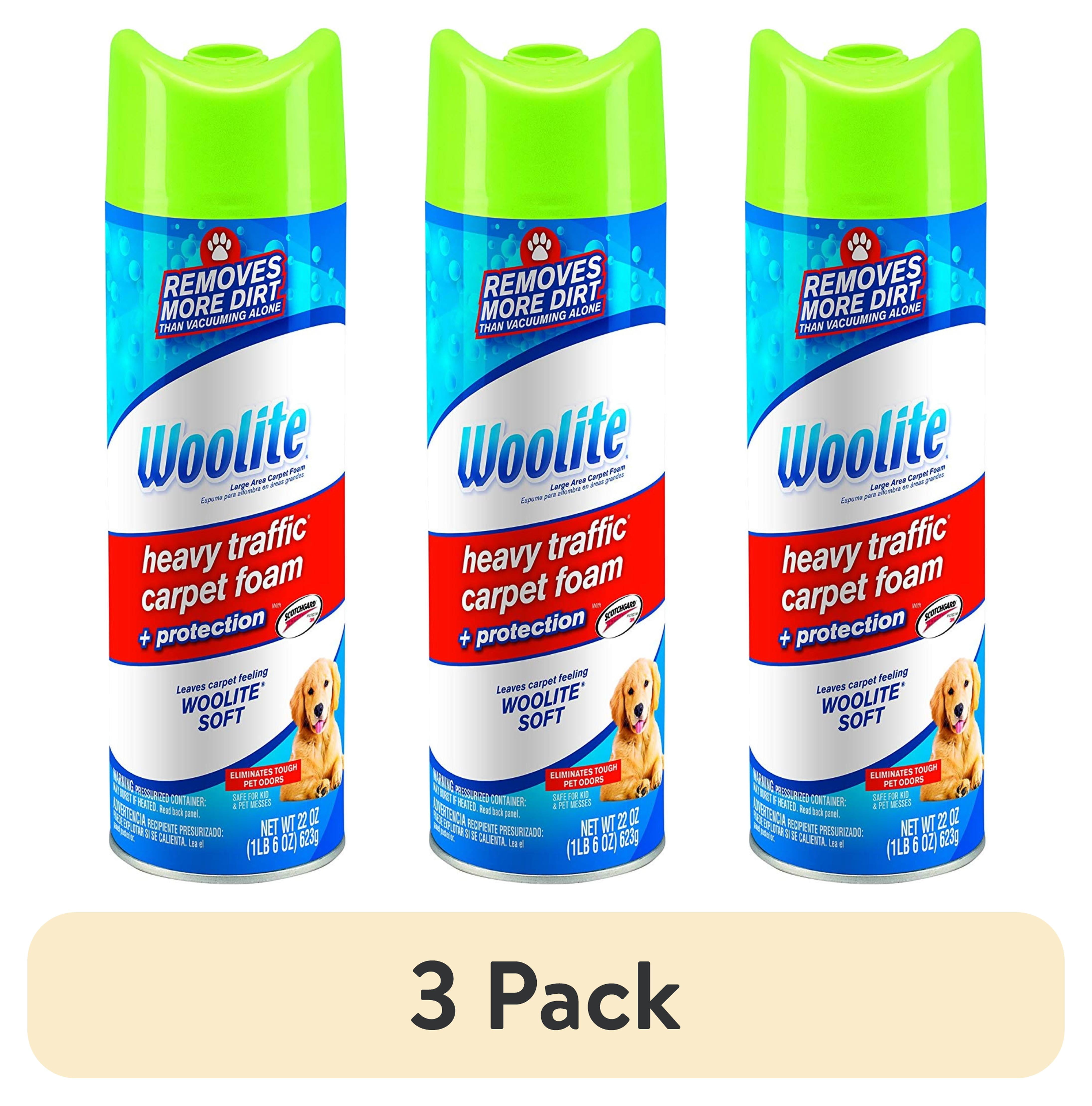 (3 pack) Heavy Traffic foam + protection, Woolite, 22 oz, heavy traffic ...