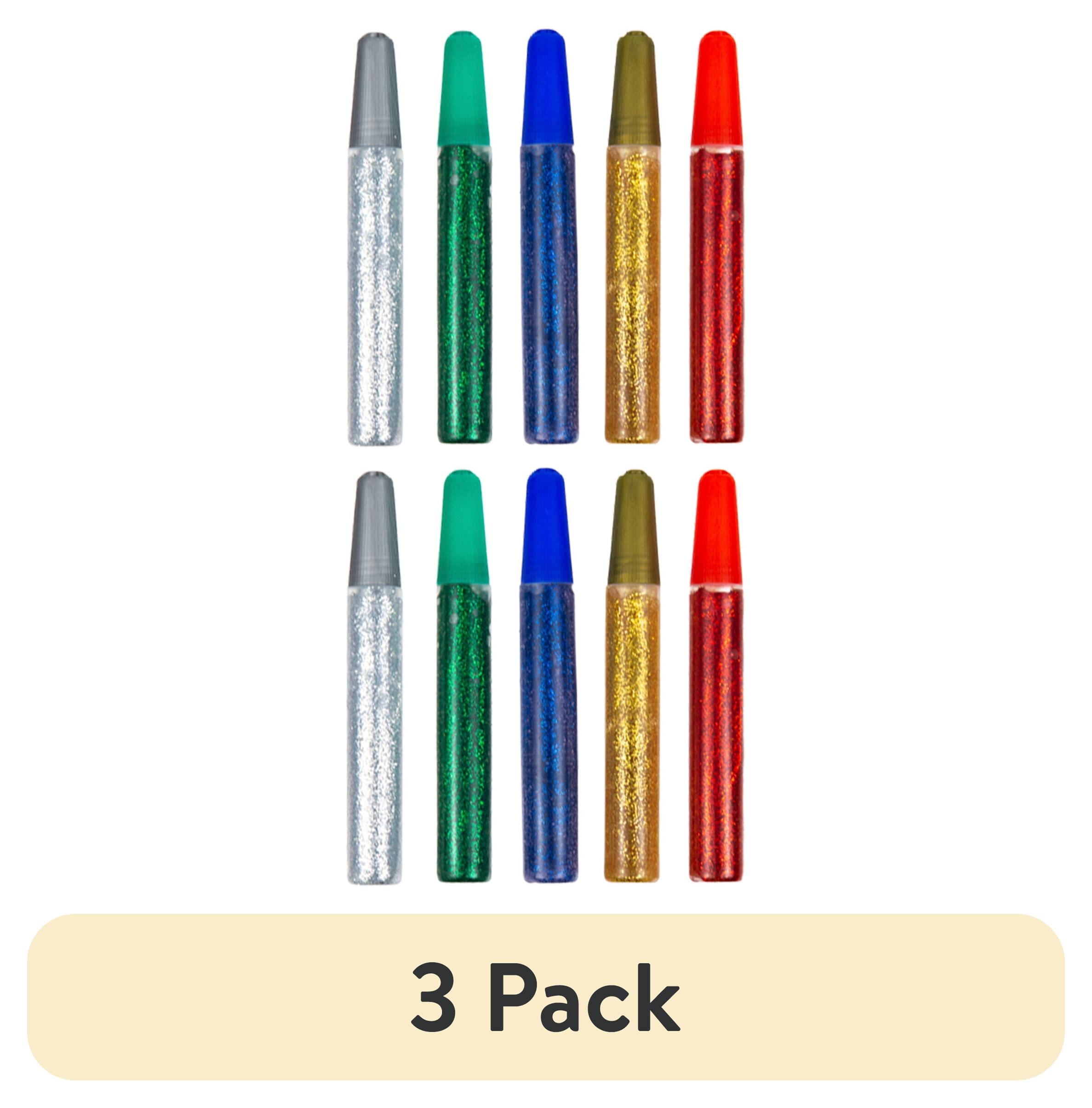 (3 pack) Hello Hobby Assorted Glitter Glue Pens, 10-Pack, Adult & Kids ...