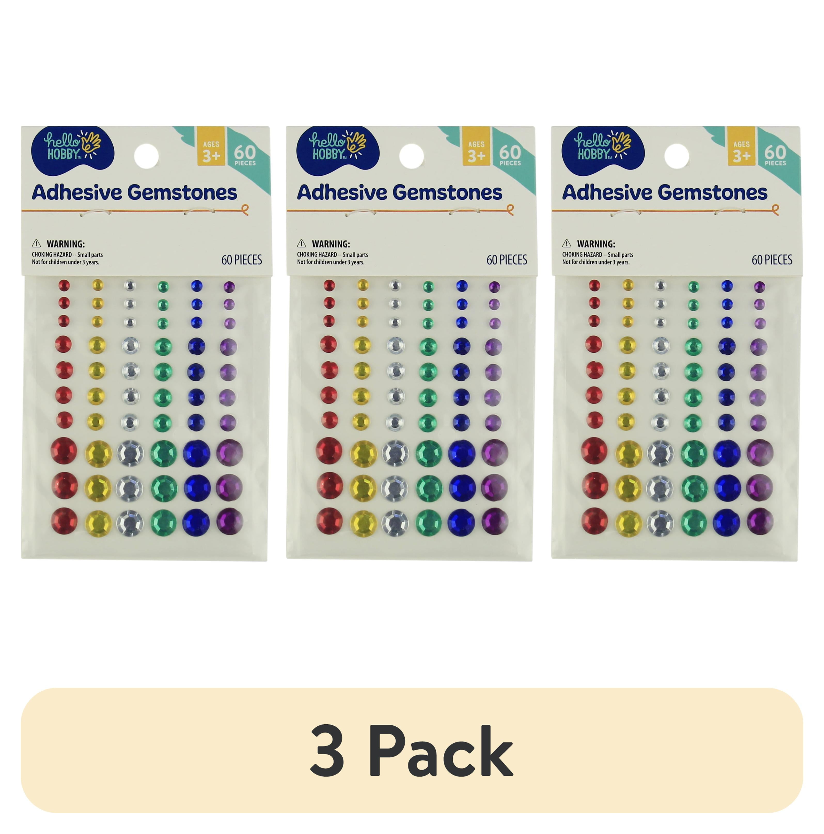 (3 pack) Hello Hobby Multicolor Round Adhesive Stickers, 60 Piece ...