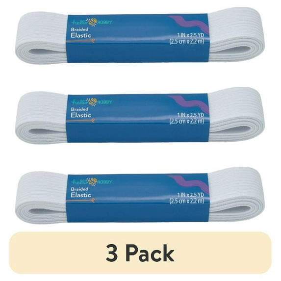 (3 pack) Hello Hobby Pdq Br 1" 2.20y Wh - Walmart.com