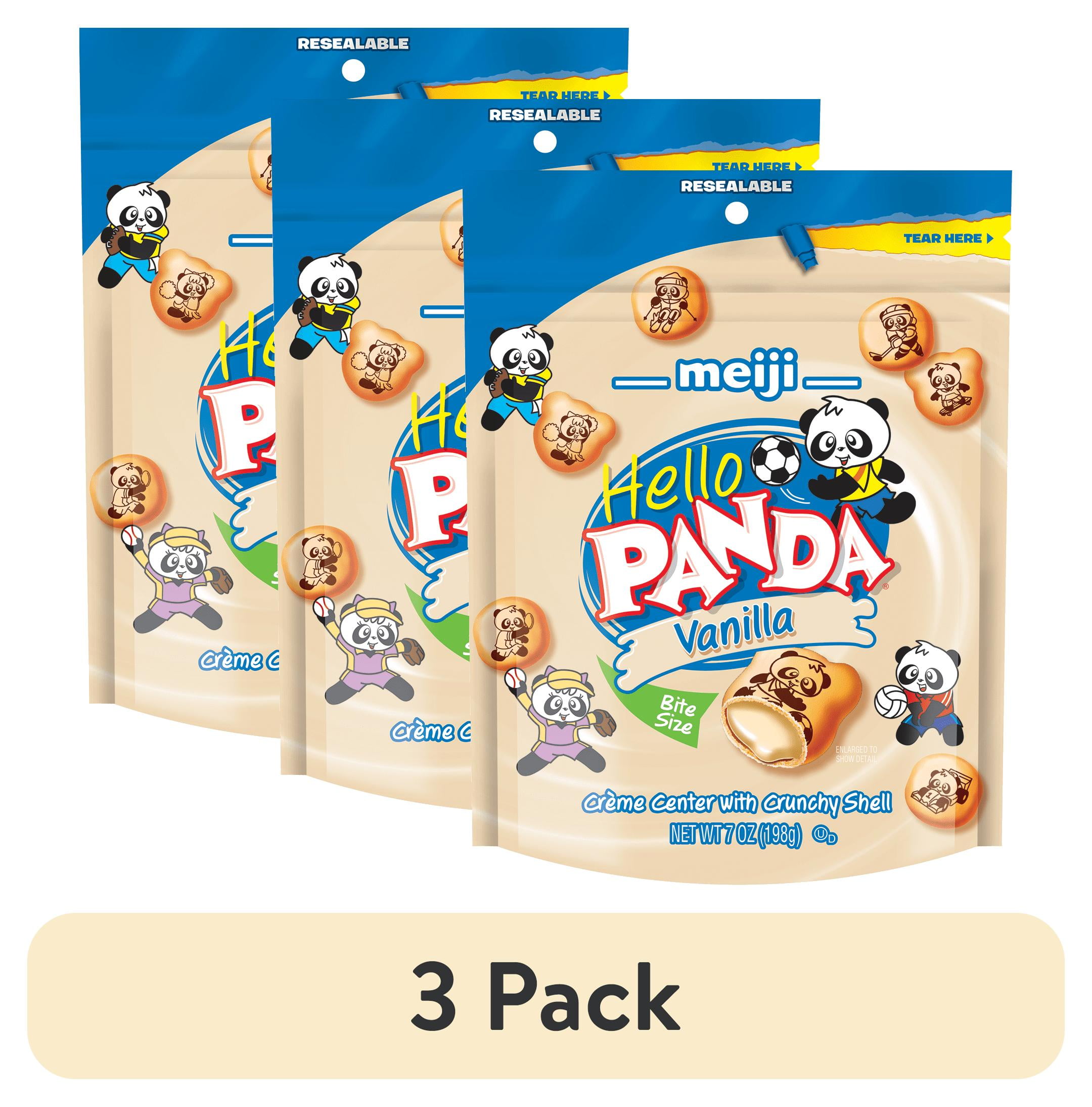(3 pack) Meiji Vanilla Bite Size Cookie 7 oz - Walmart.com