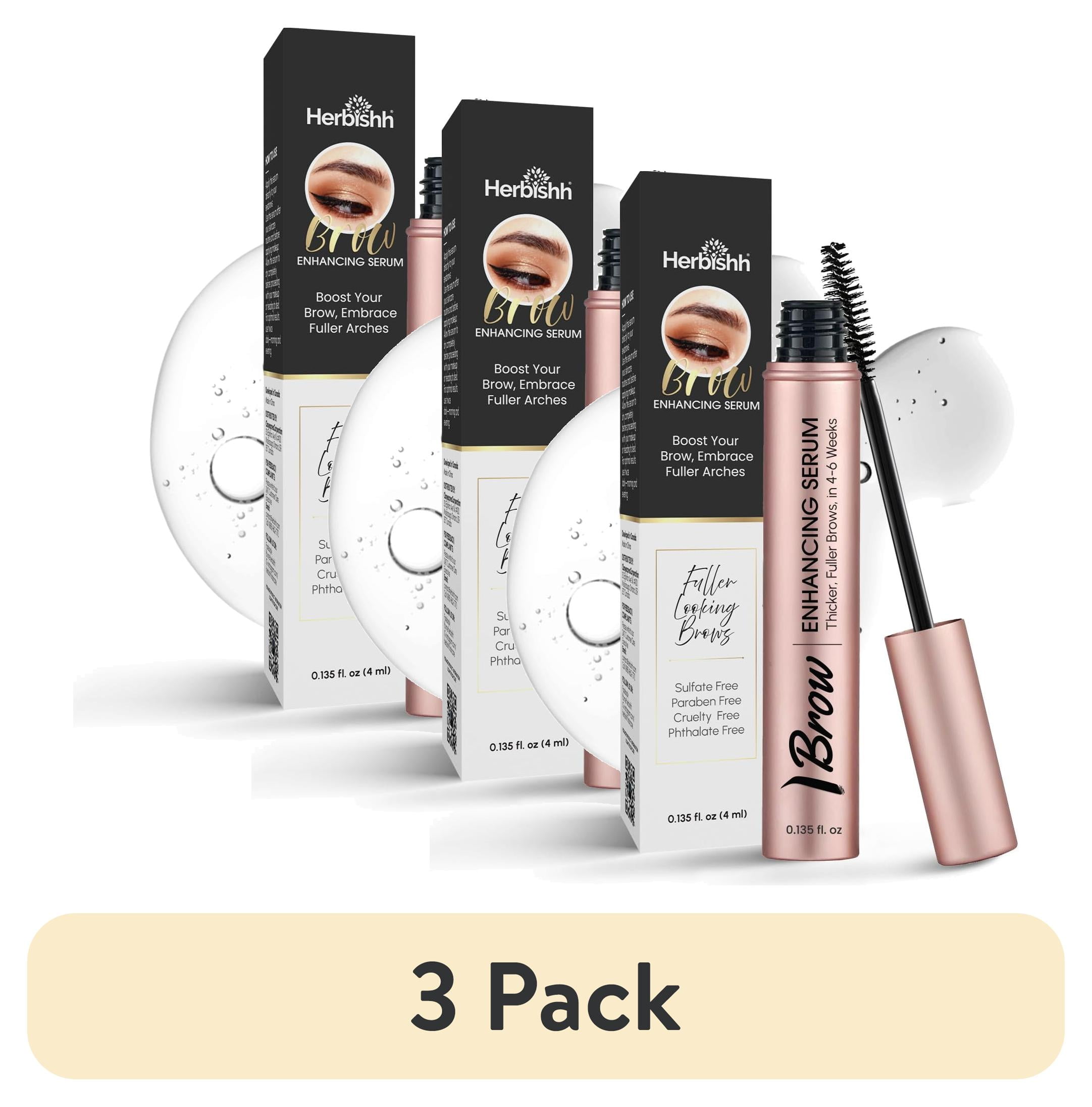 (3 pack) Herbishh Eyebrow Enhancing Serum, Fuller & Thicker Brows ...