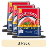 (3 pack) Hereford Corned Beef, 25% Less Sodium, 12 oz Can - Walmart.com