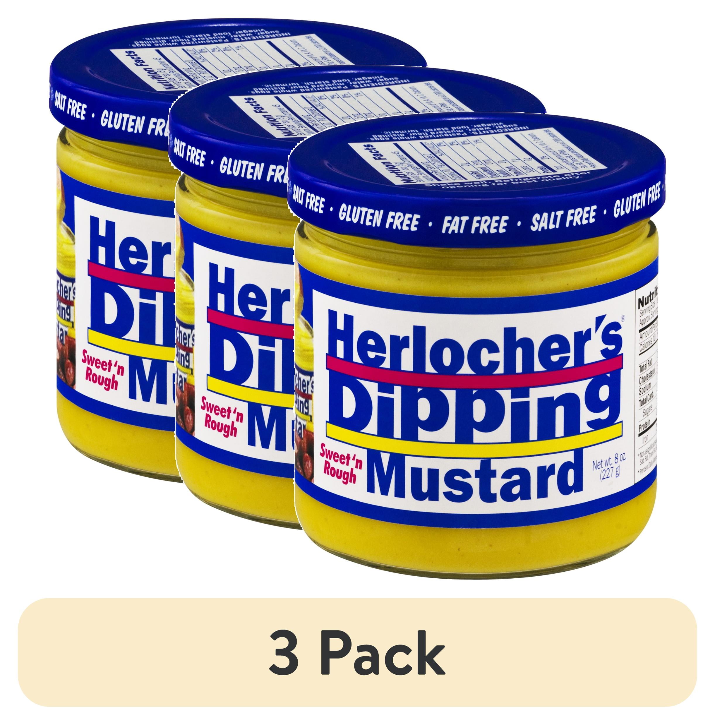 (3 pack) Herlocher Foods Herlochers Mustard, 8 oz - Walmart.com