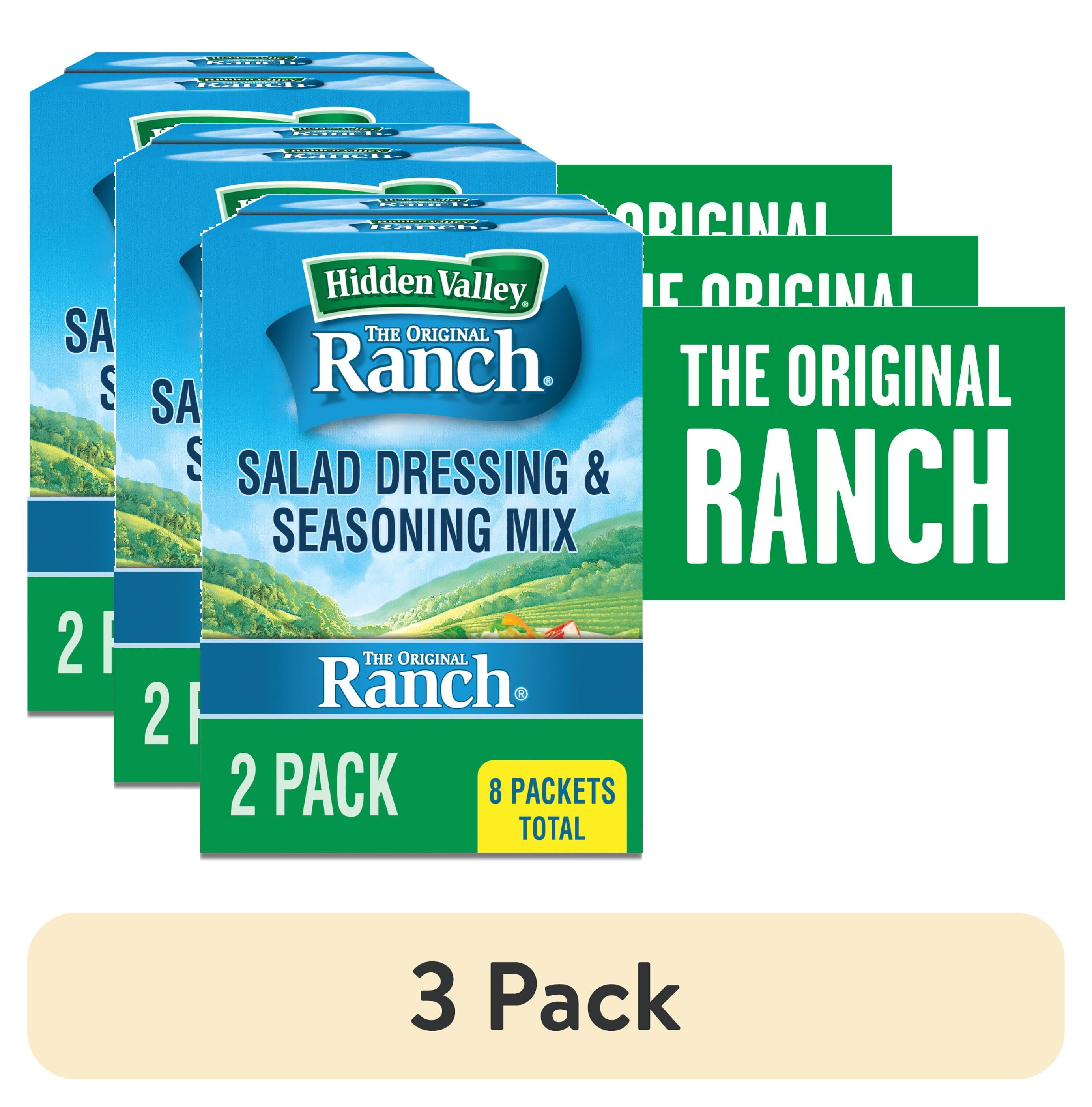 (3 pack) (8 Pack) Hidden Valley Original Ranch Seasoning & Salad ...