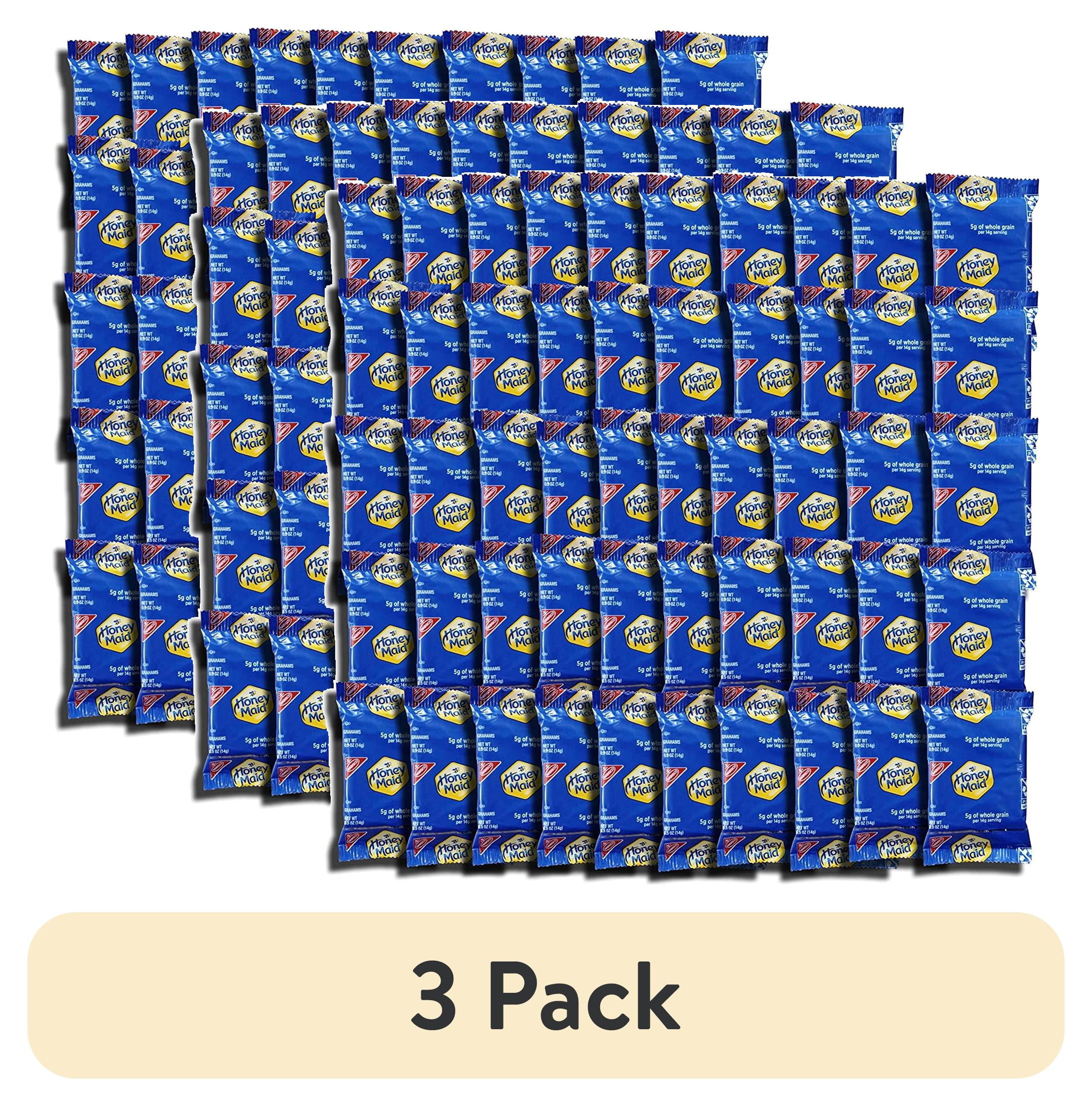 (3 pack) Honey Maid Individually Wrapped Whole Grain Graham Crackers ...