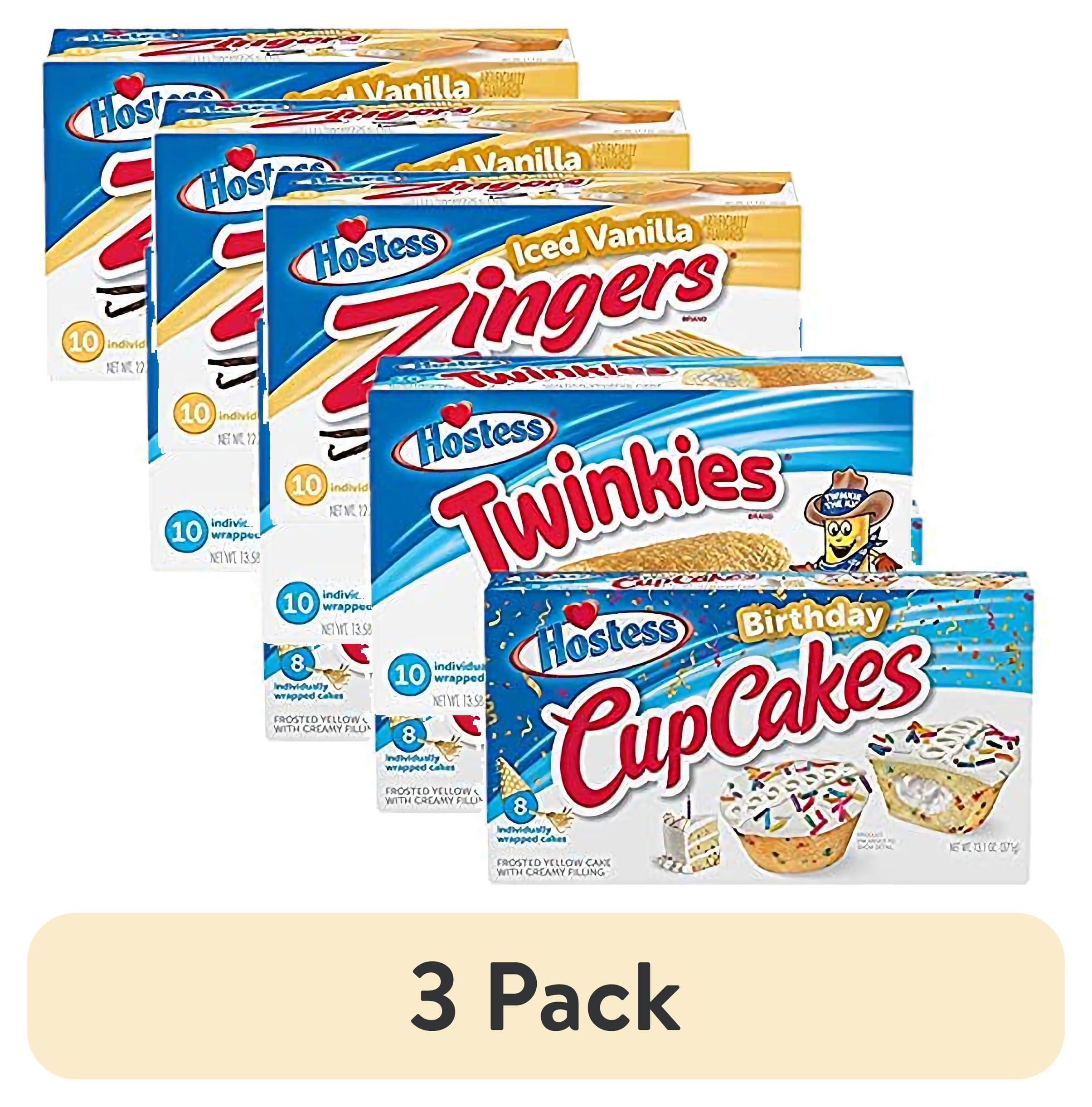 (3 pack) Hostess Vanilla Lovers Snack Cake Variety Packs | Twinkies ...