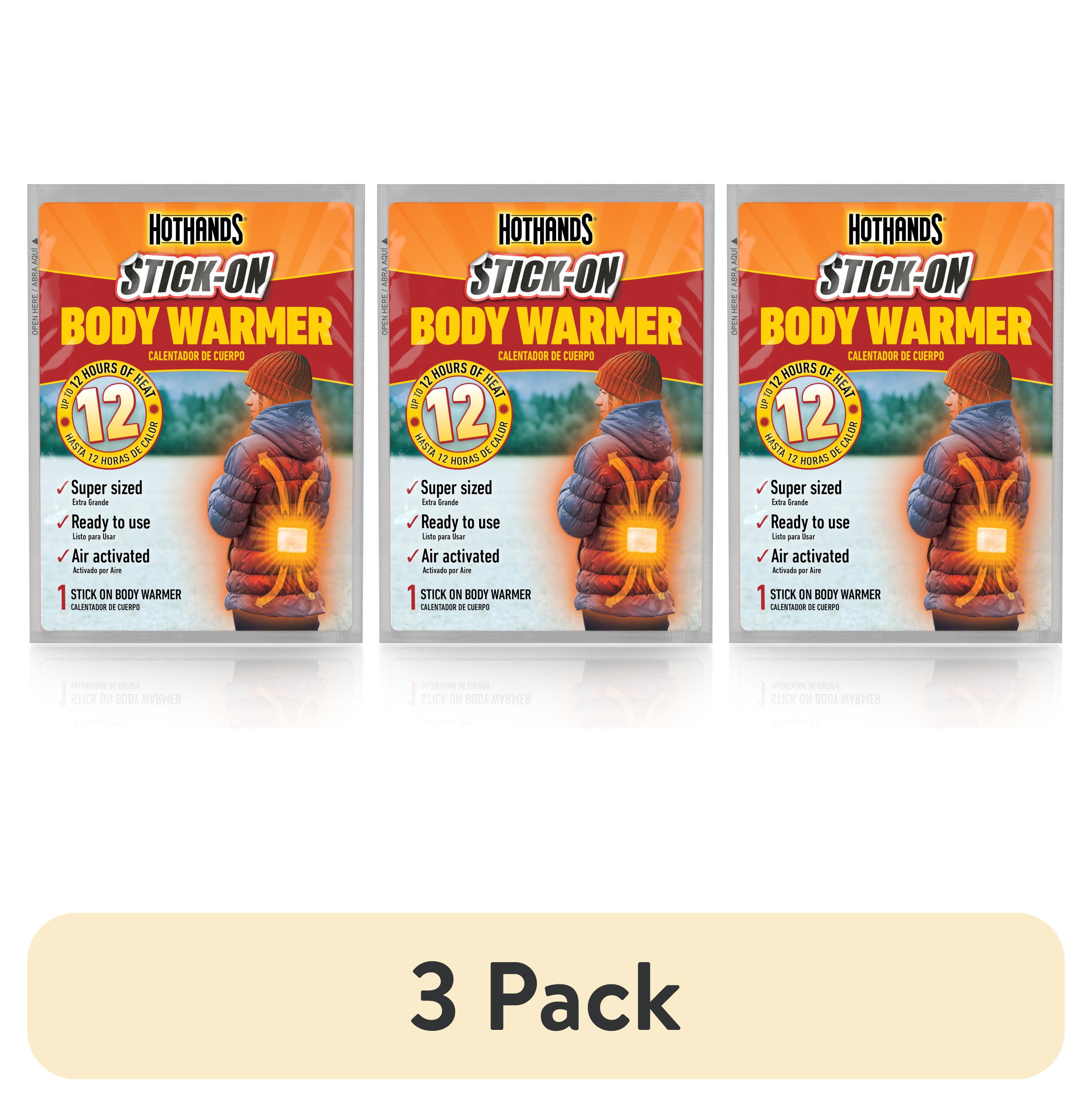 (3 pack) HotHands Stick-On Body Warmers - Walmart.com