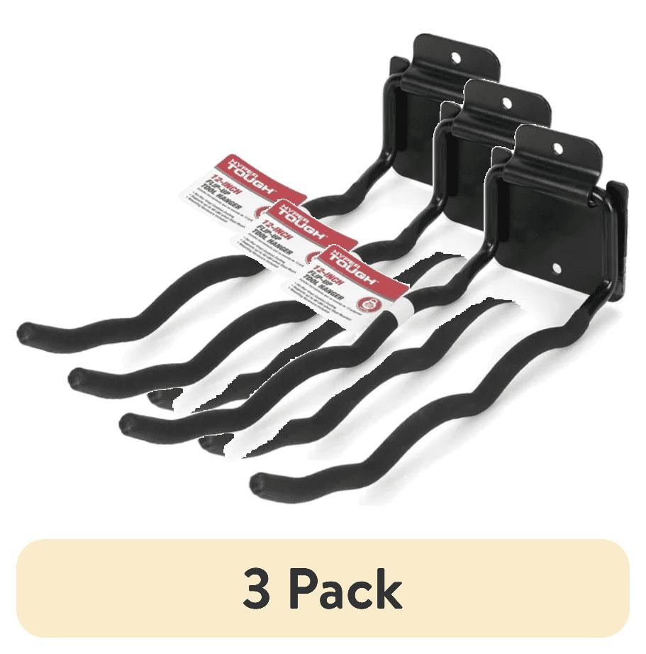 (3 pack) Hyper Tough 12-inch Flip-up Wall Mount Tool Hanger - Walmart.com