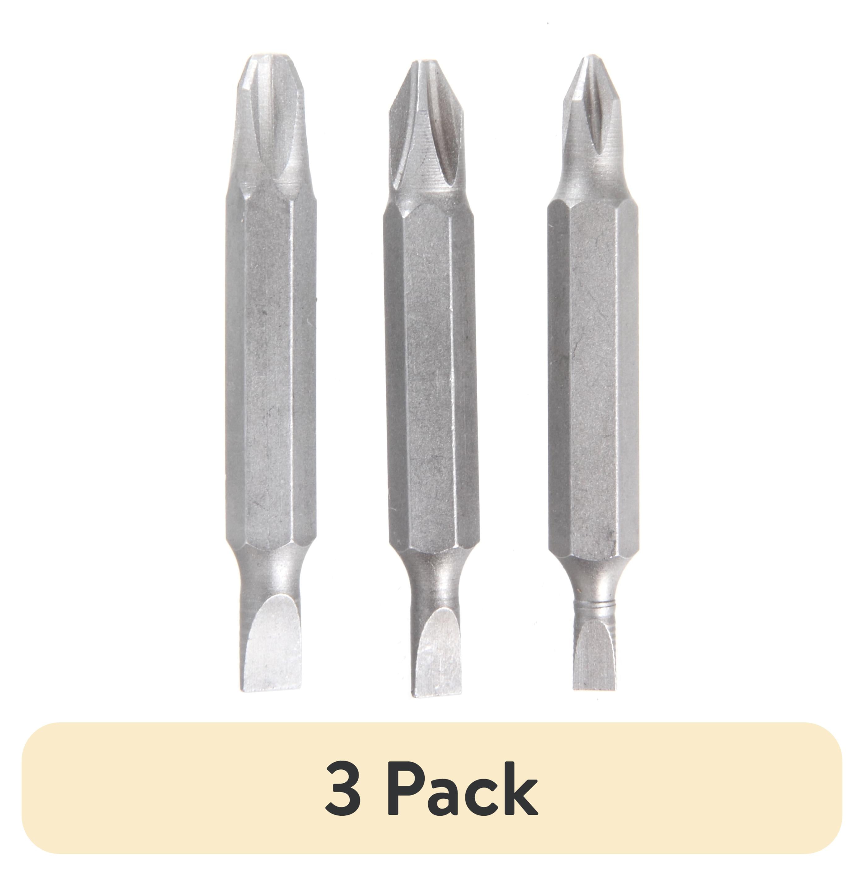 (3 pack) Hyper Tough 3-Pack 2 inch Double End Phillips Screwdriver Bits ...