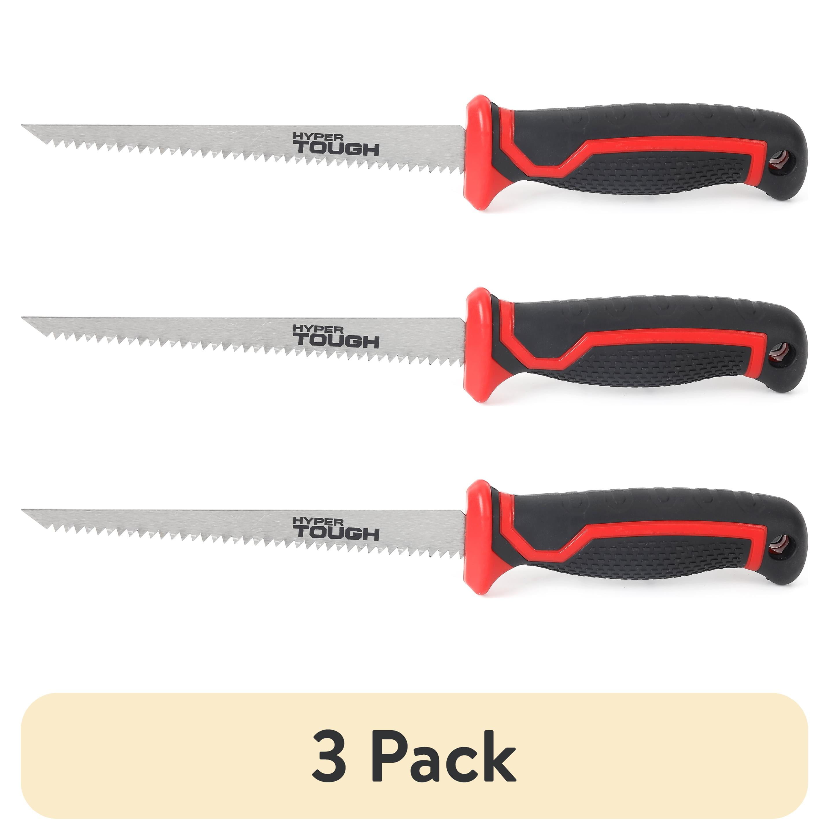 (3 pack) Hyper Tough Drywall Jab Saw, 6-inch Carbon Steel Blade ...
